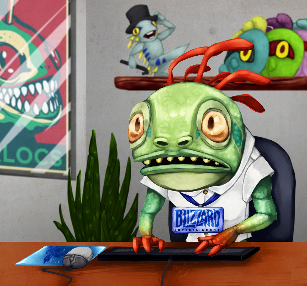 ArtStation - Murloc from Blizzard?