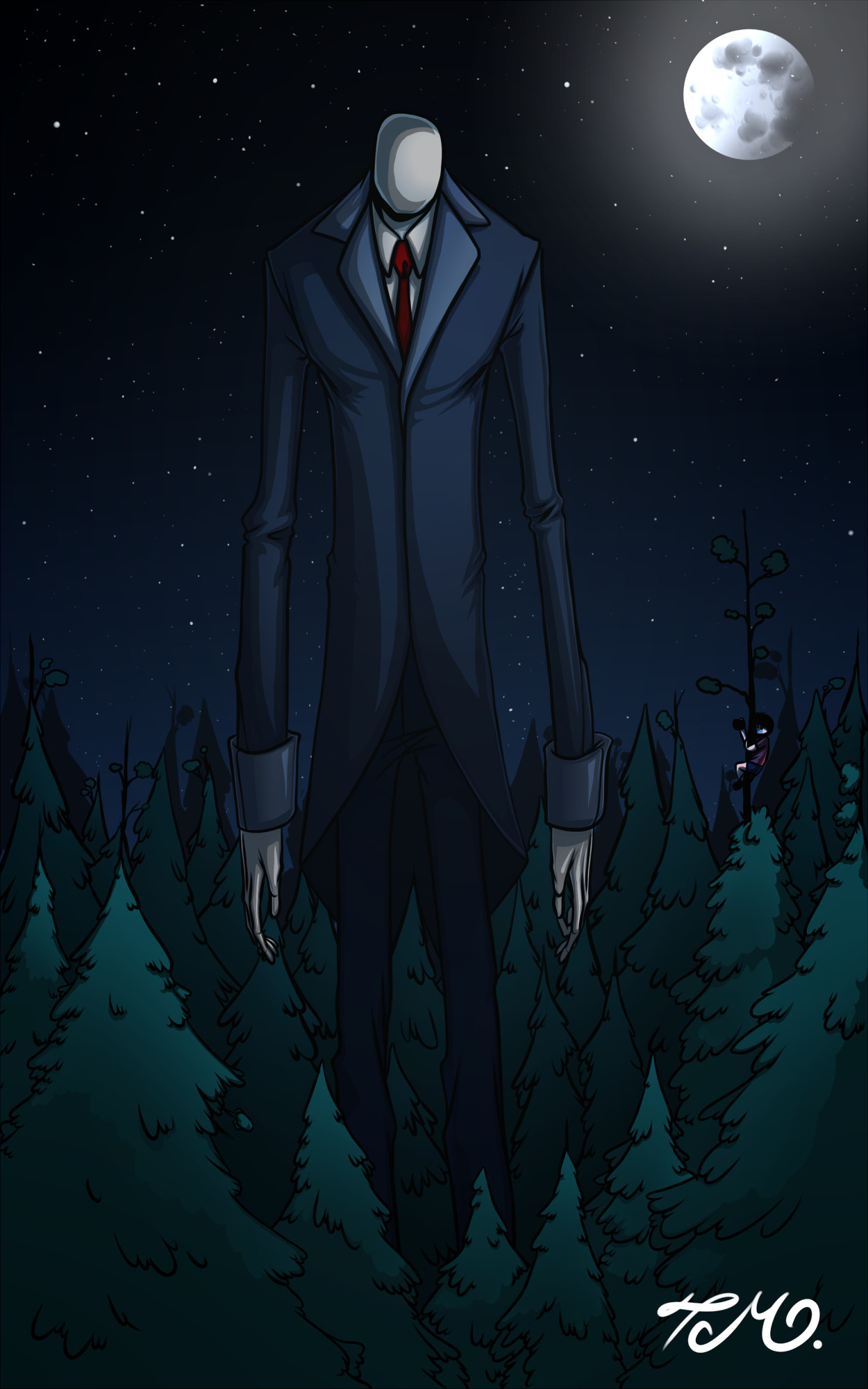 Creepypasta Slenderman Wallpaper