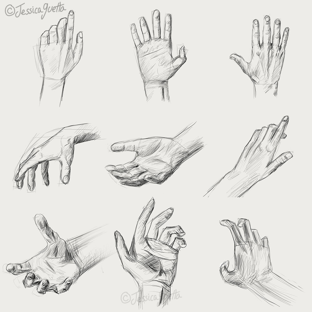 how to draw hands tumblr