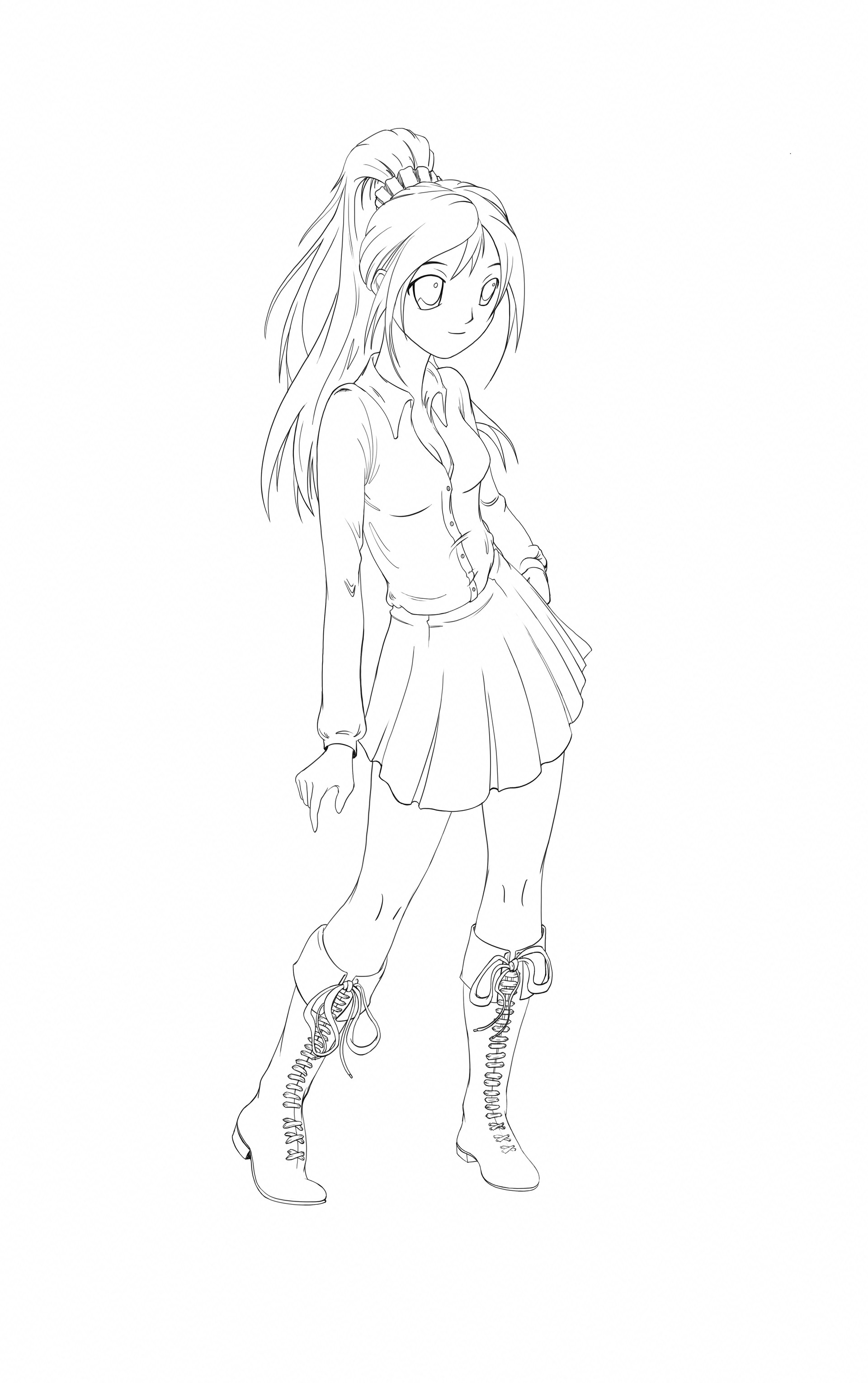 how to draw manga on autodesk sketchbook