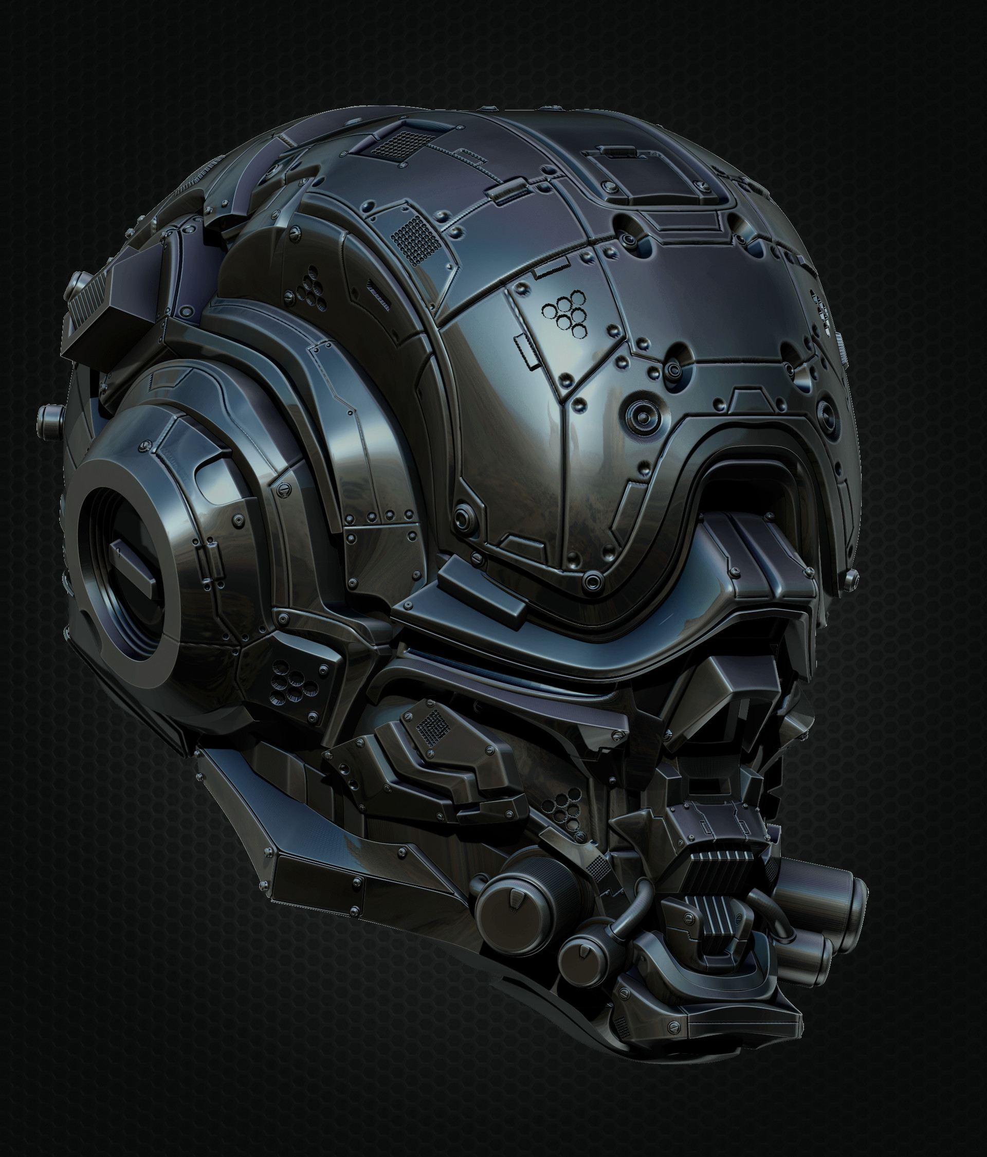 Mario Doni - Locust helmet