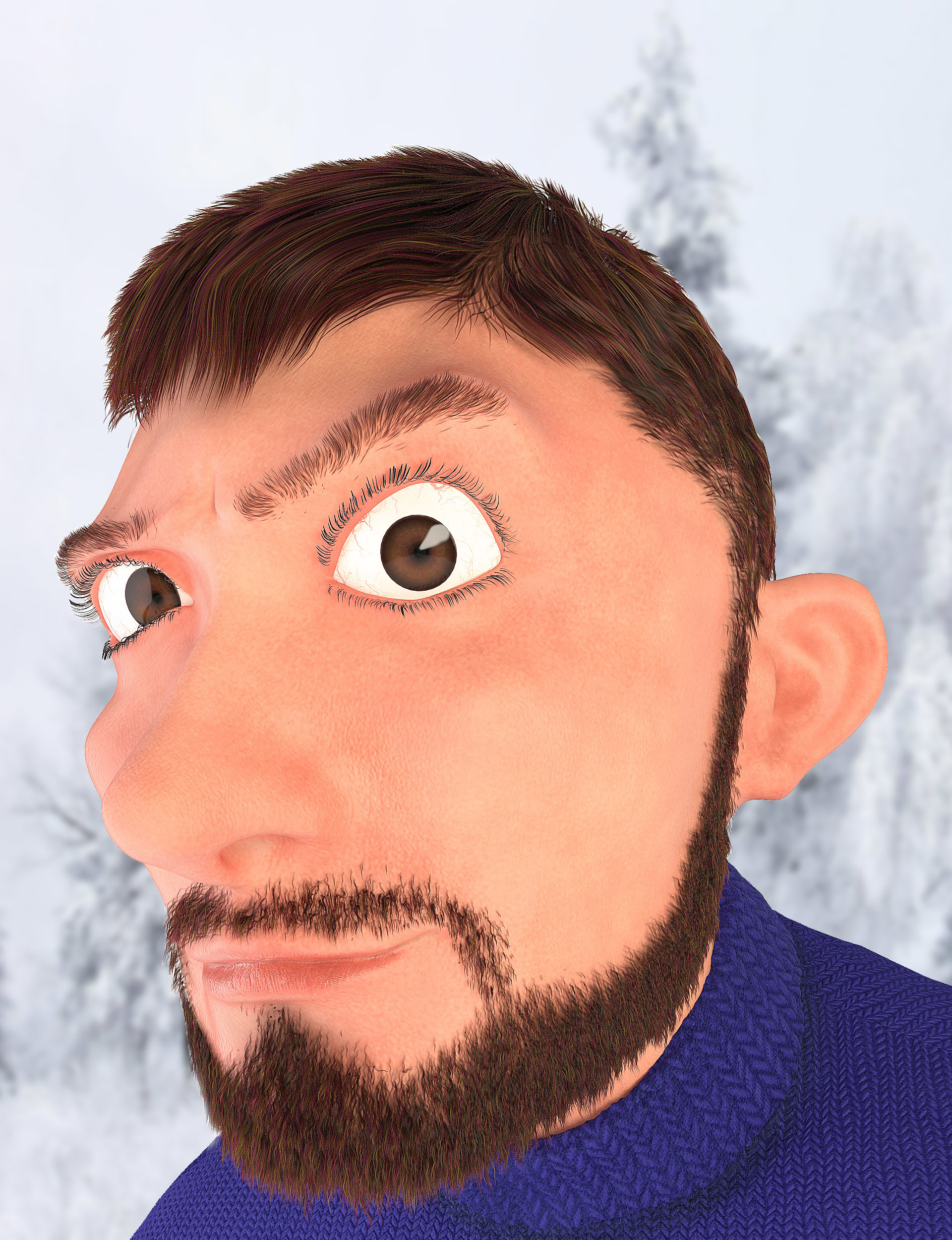 ArtStation - bearded man