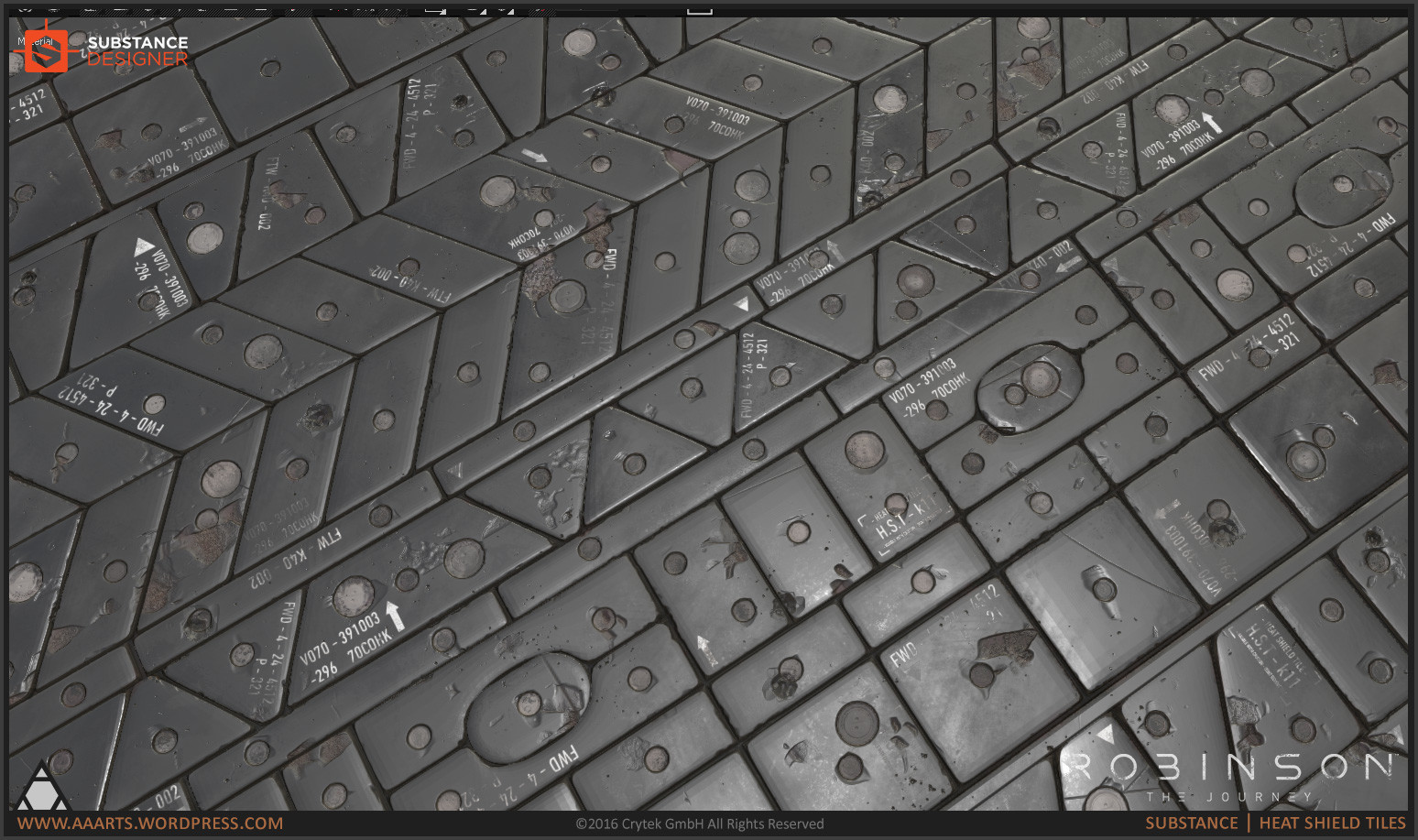 Alexander Asmus - spaceship heatshield tiles