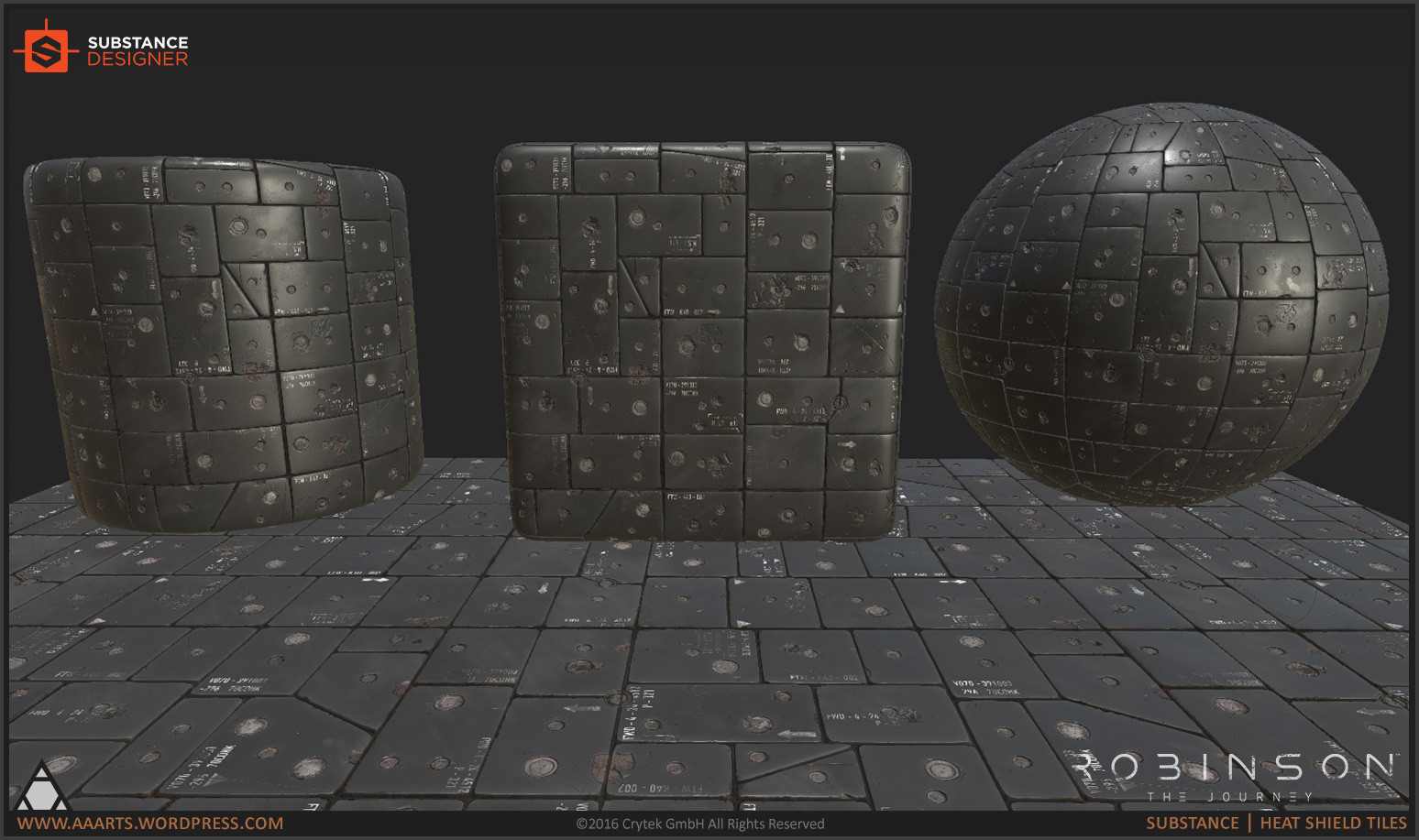 Alexander Asmus - spaceship heatshield tiles