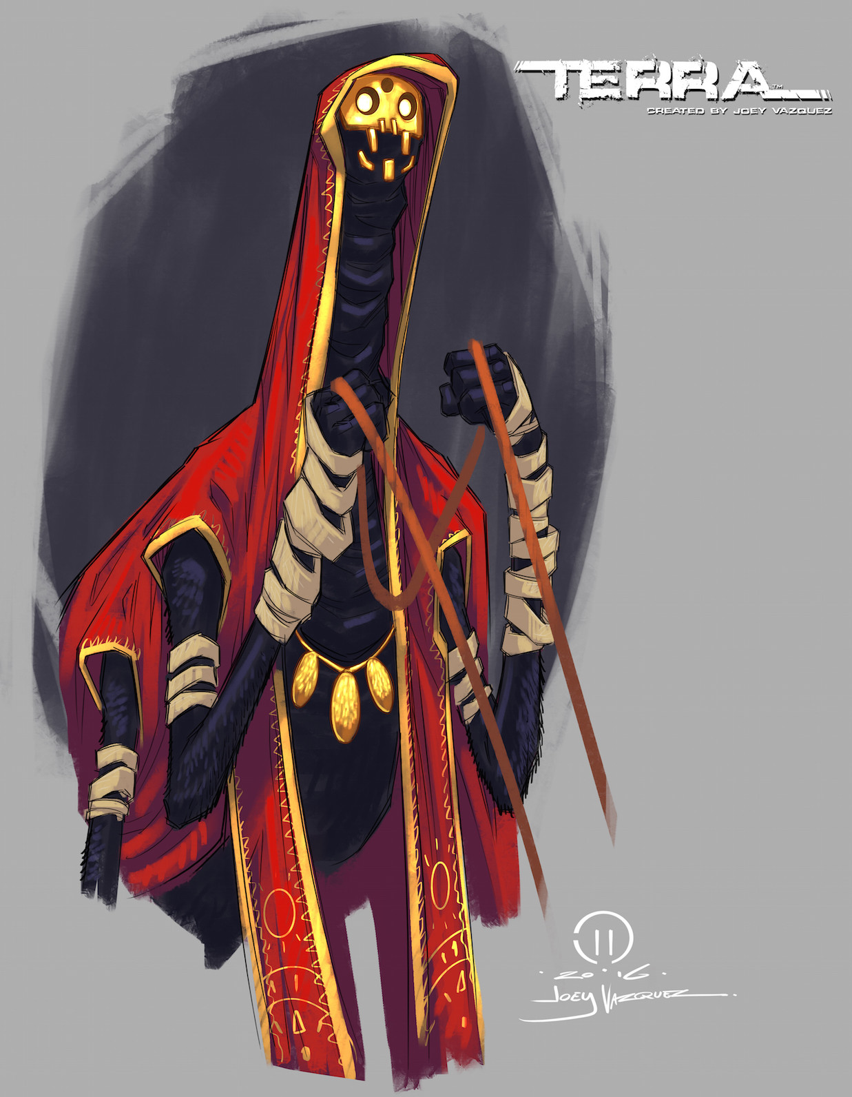 ArtStation - Terra concept character Ethos Scavenger close up