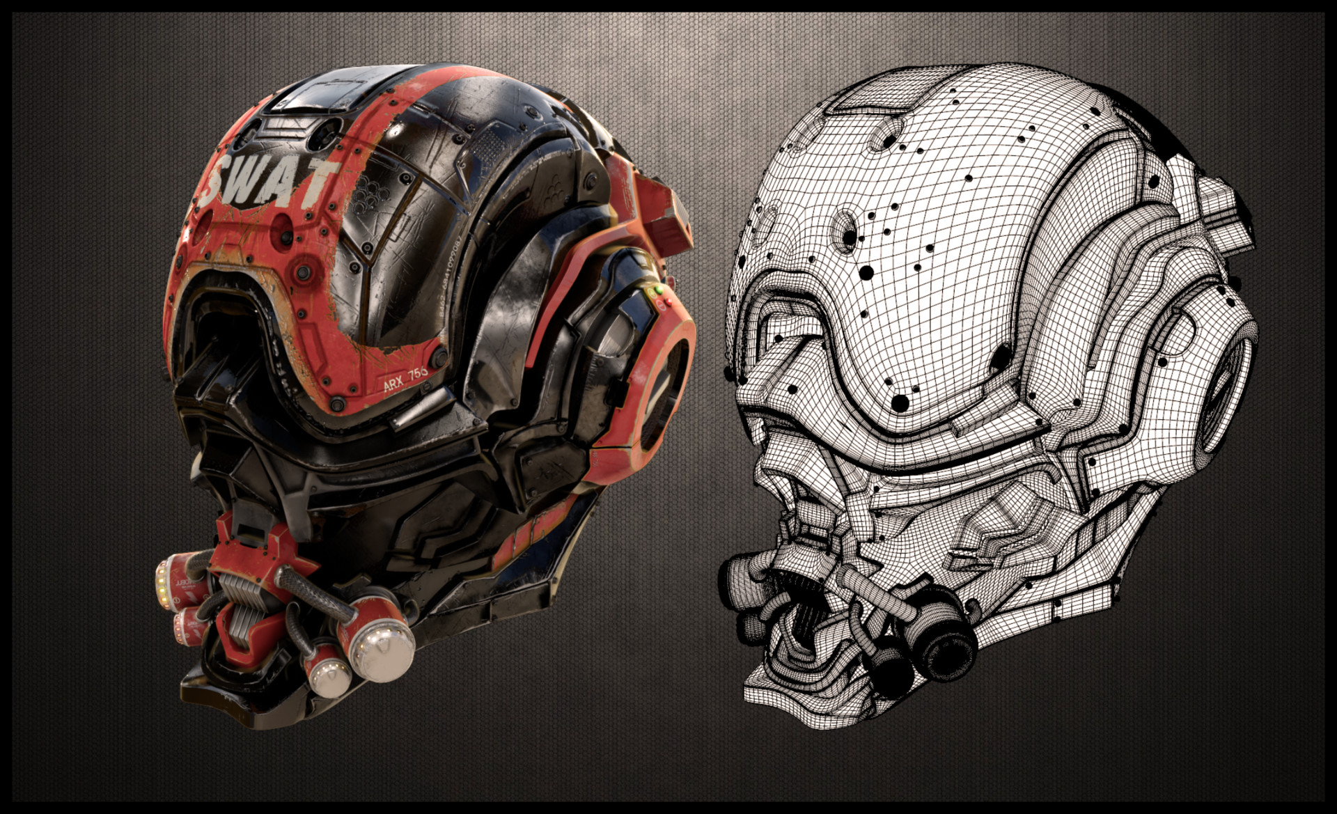 Mario Doni - Locust helmet