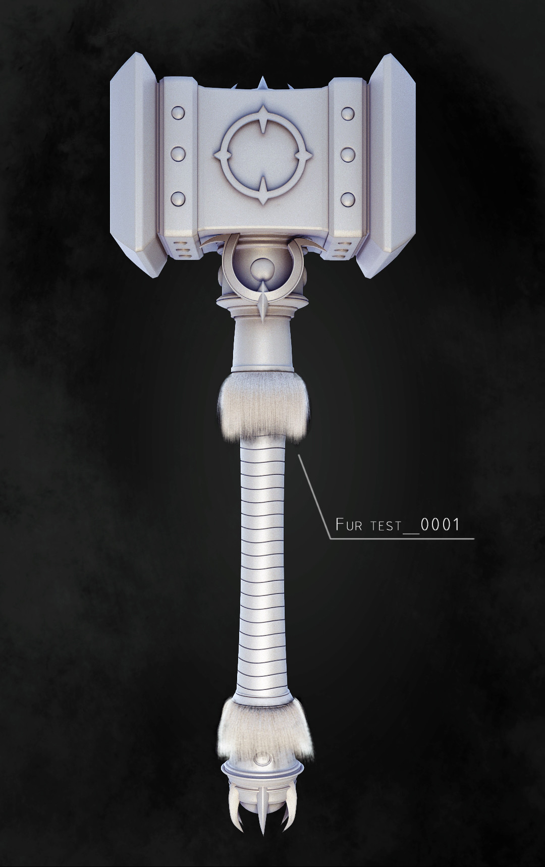 Art of Alexandre Orlans - Doomhammer - Modeling / Fur Practice