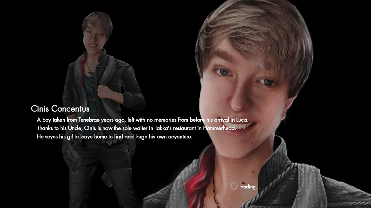 ArtStation - "Final Fantasy XV" Loading Screen Mockup