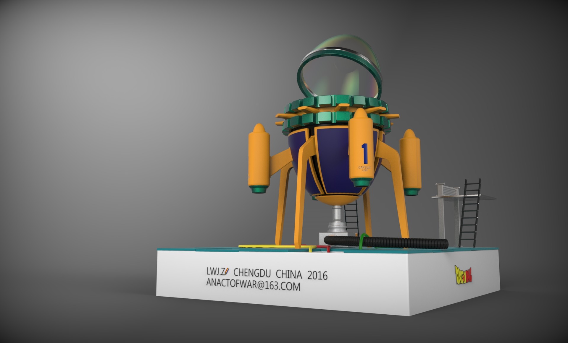 ArtStation - DragonBall-TimeMachine