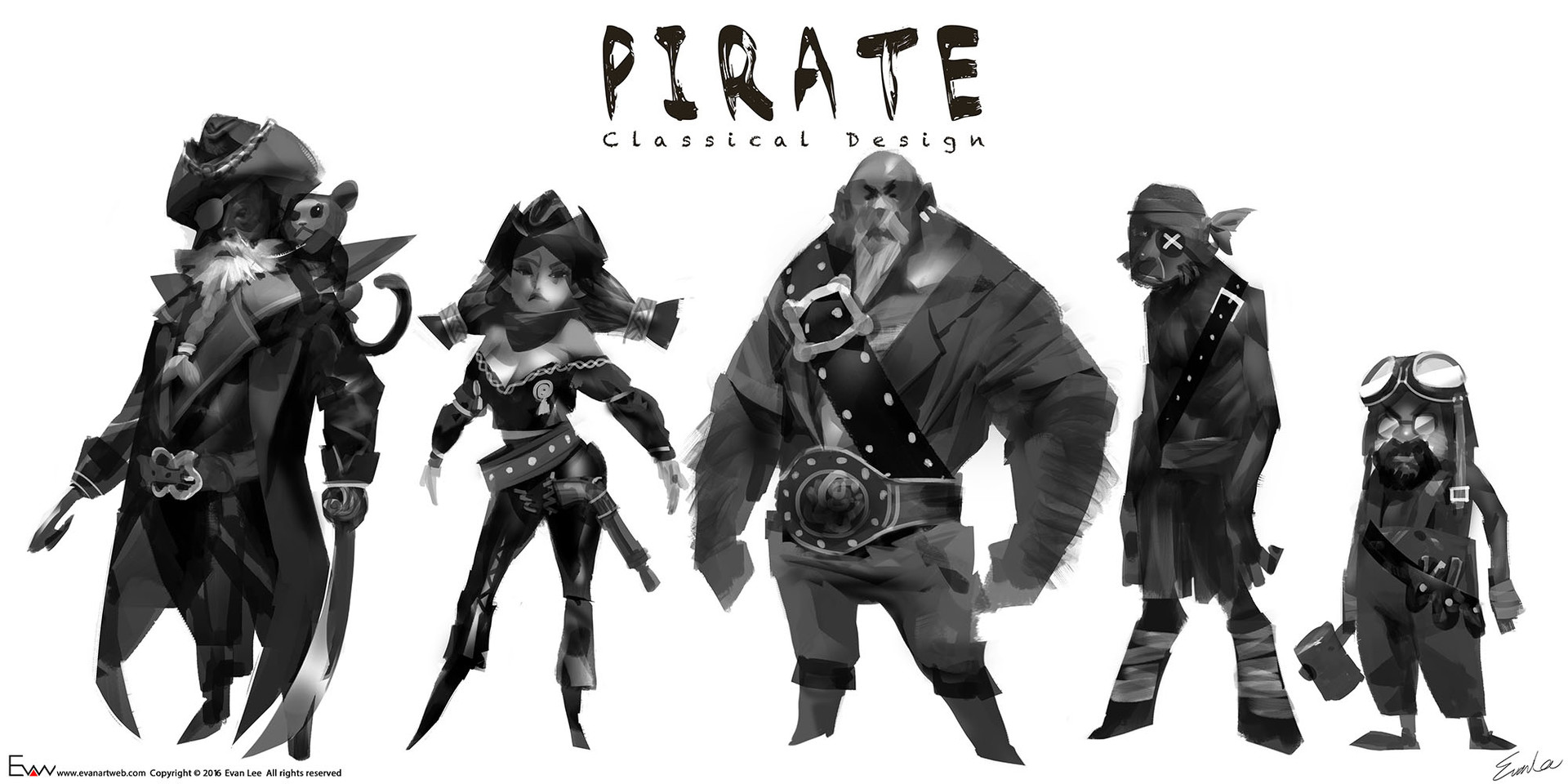 ArtStation - Pirate design