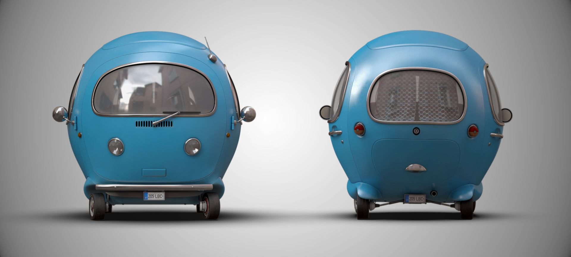 Yuriy Kaplitskiy - The Little Blue Car