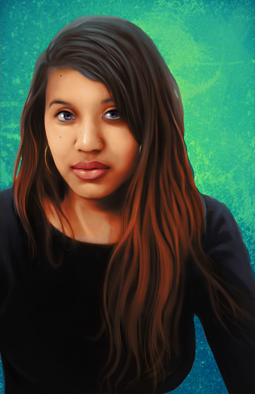 ArtStation - Portrait of a Friend.