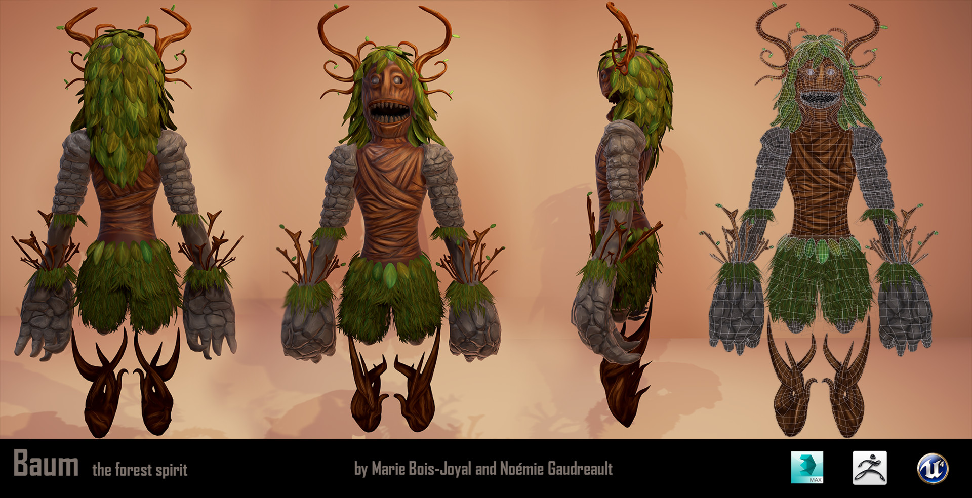 ArtStation - Baum the forest spirit