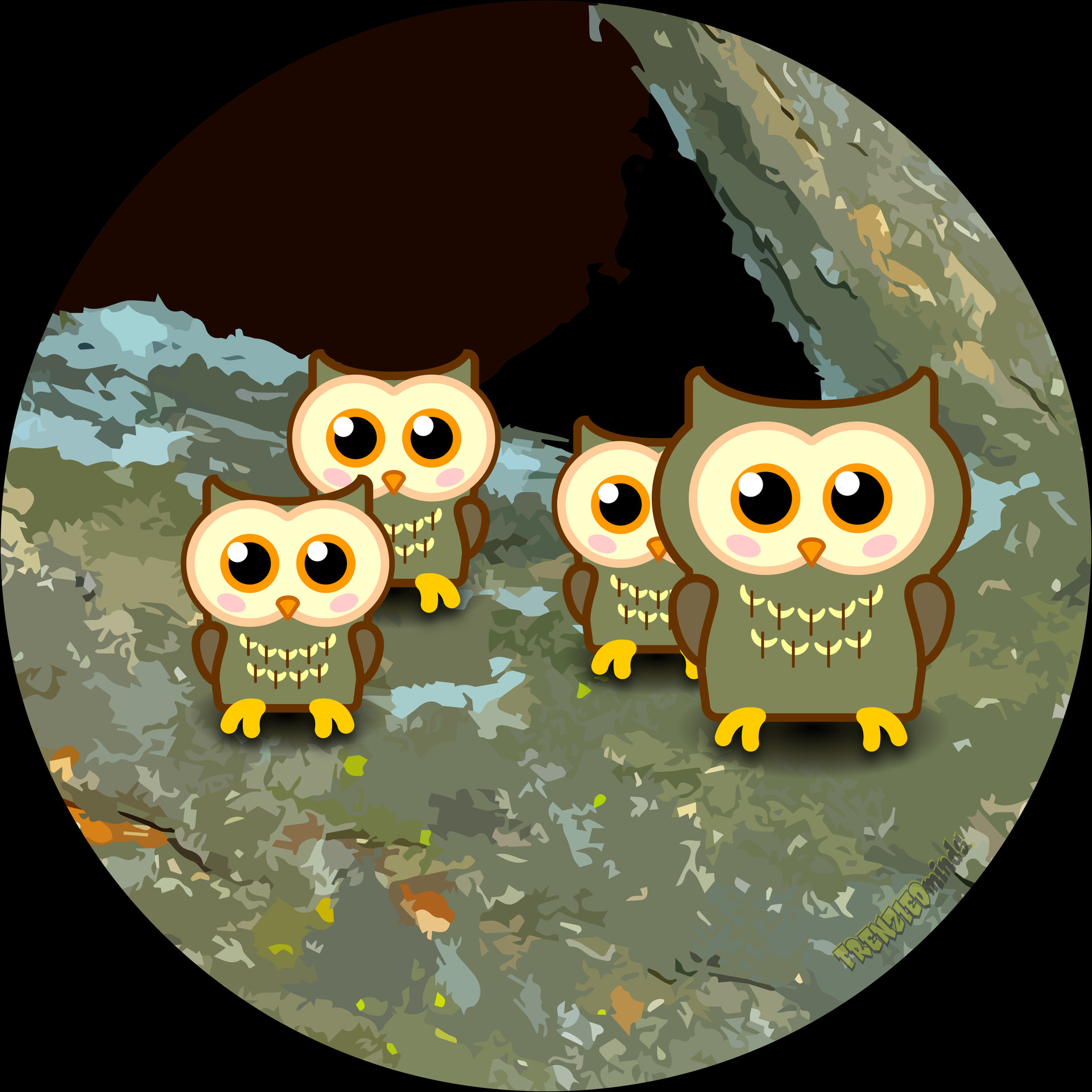 ArtStation - Owl Family