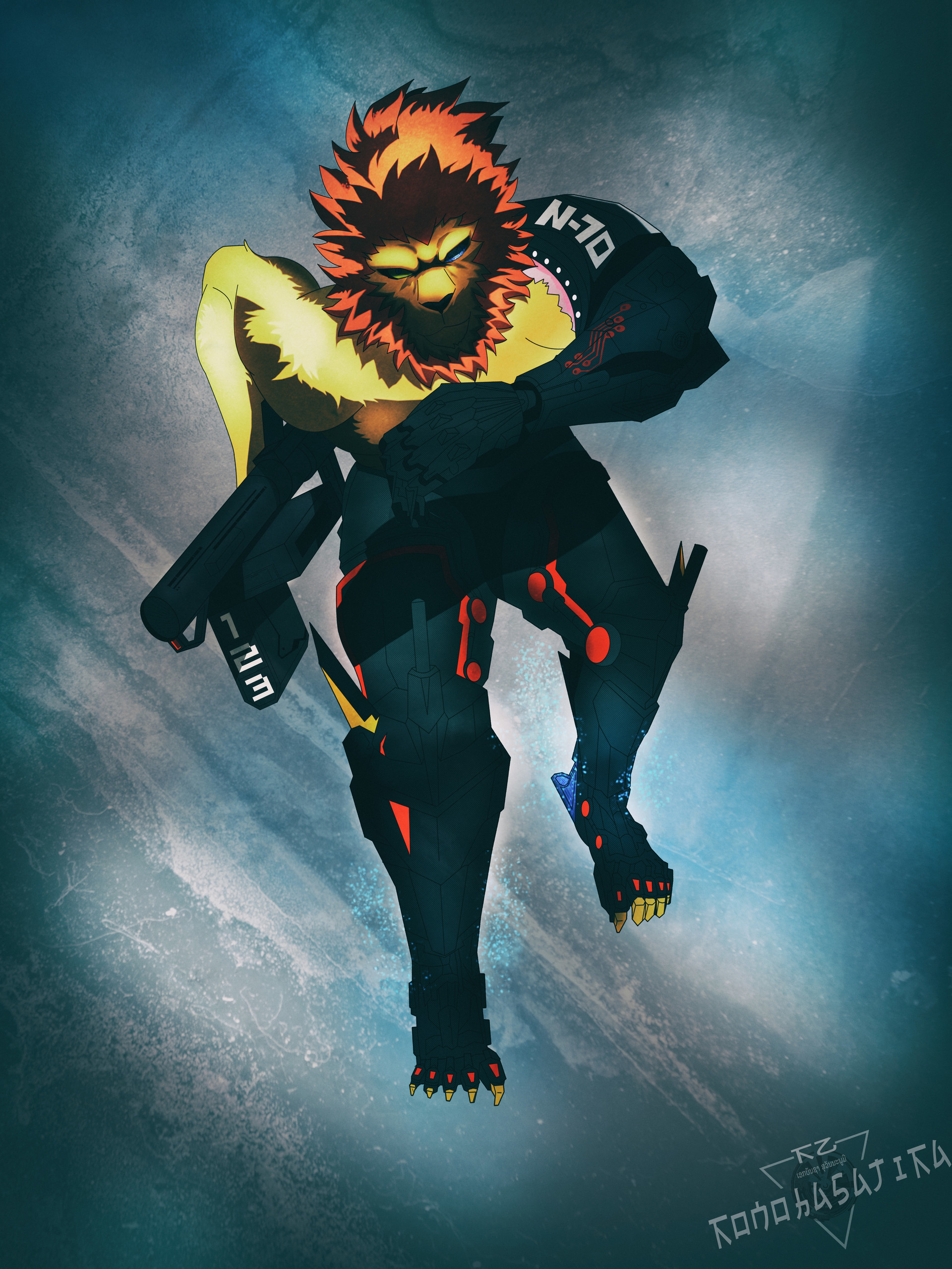 ArtStation - Robot lion