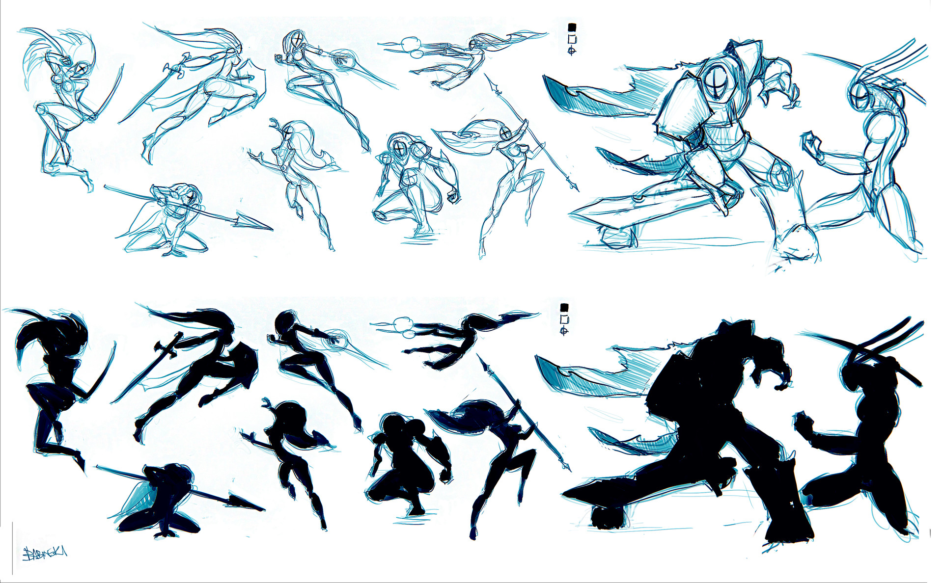 ArtStation - Some Poses Study