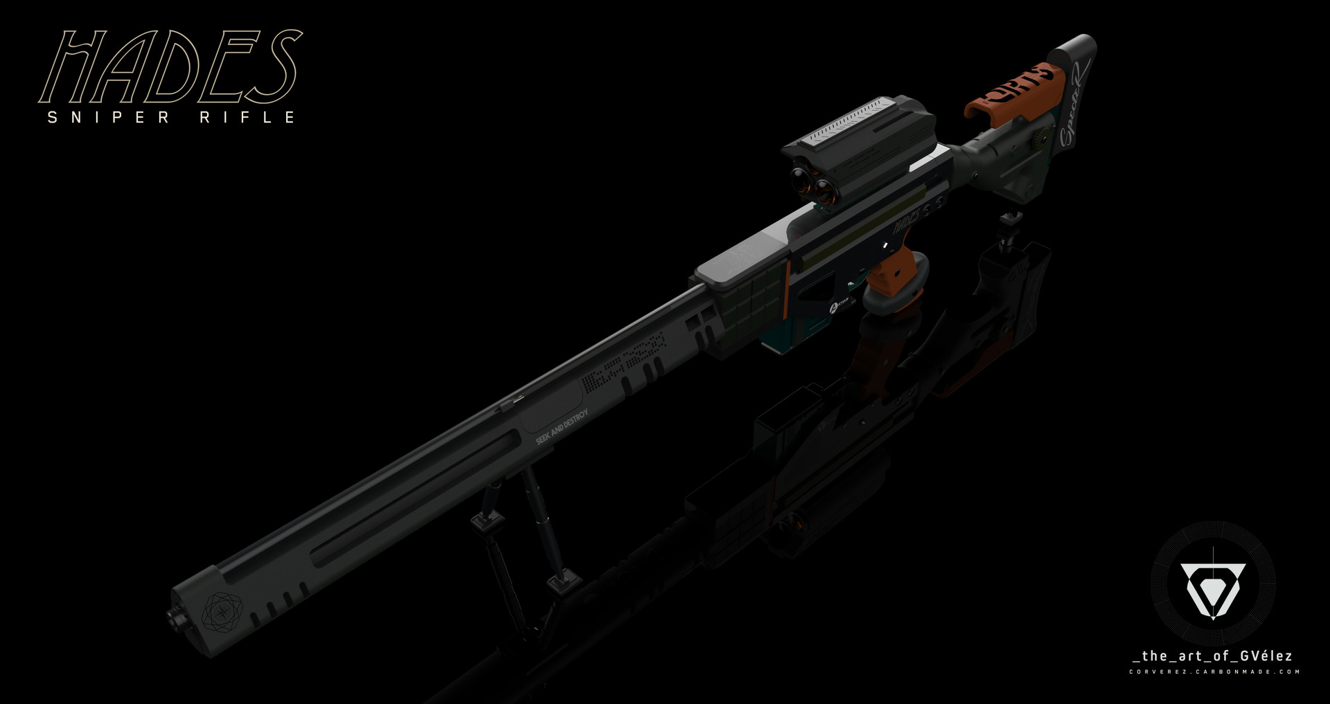 Gerardo Elías Vélez - HADES sniper rifle