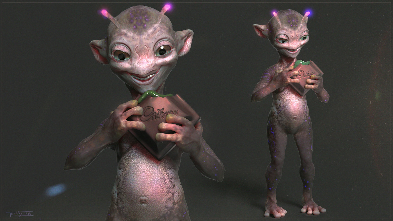 Nick Pill - Cadbury Alien TVC Work