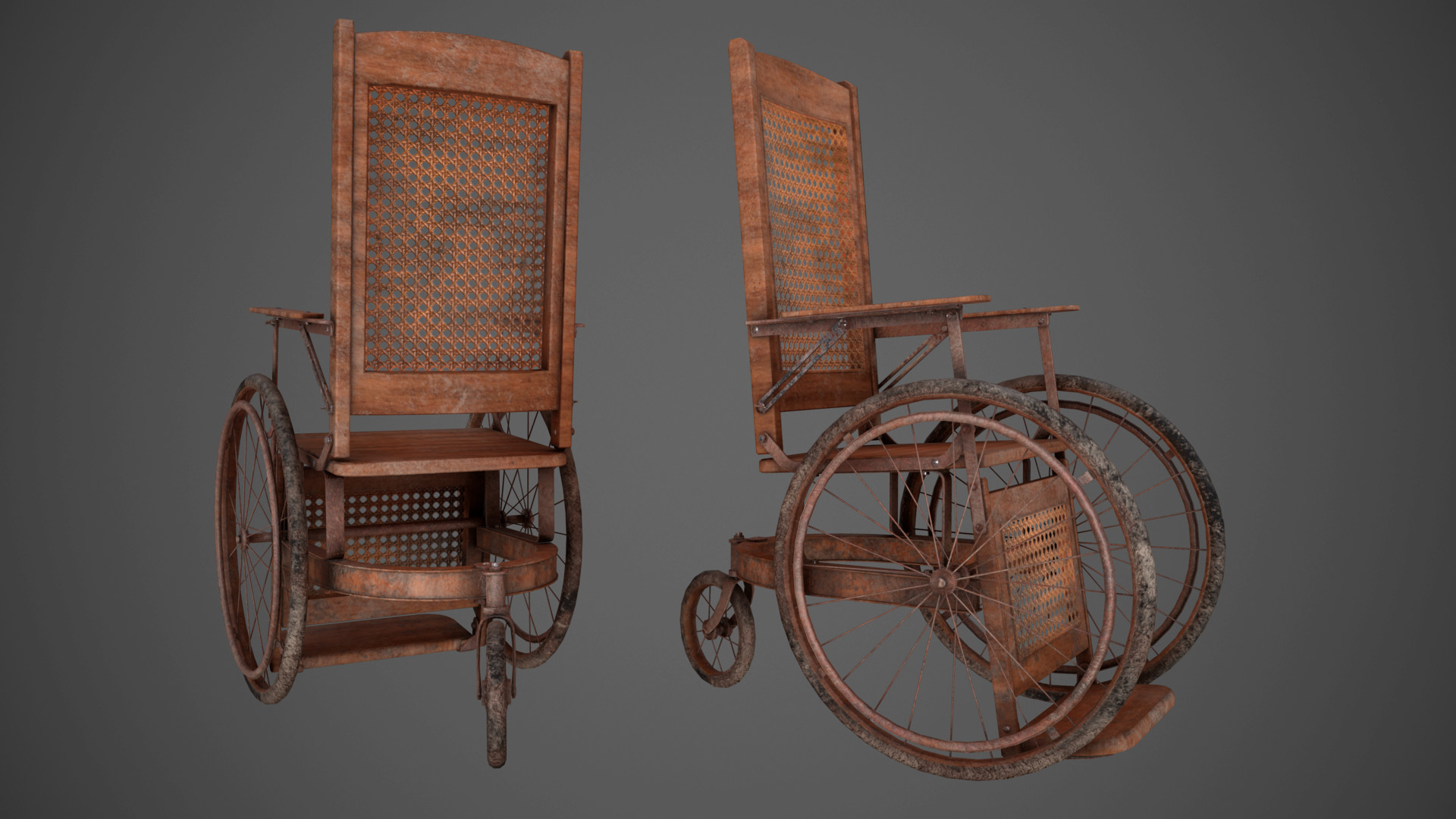 ArtStation - Wicker Wheel Chair