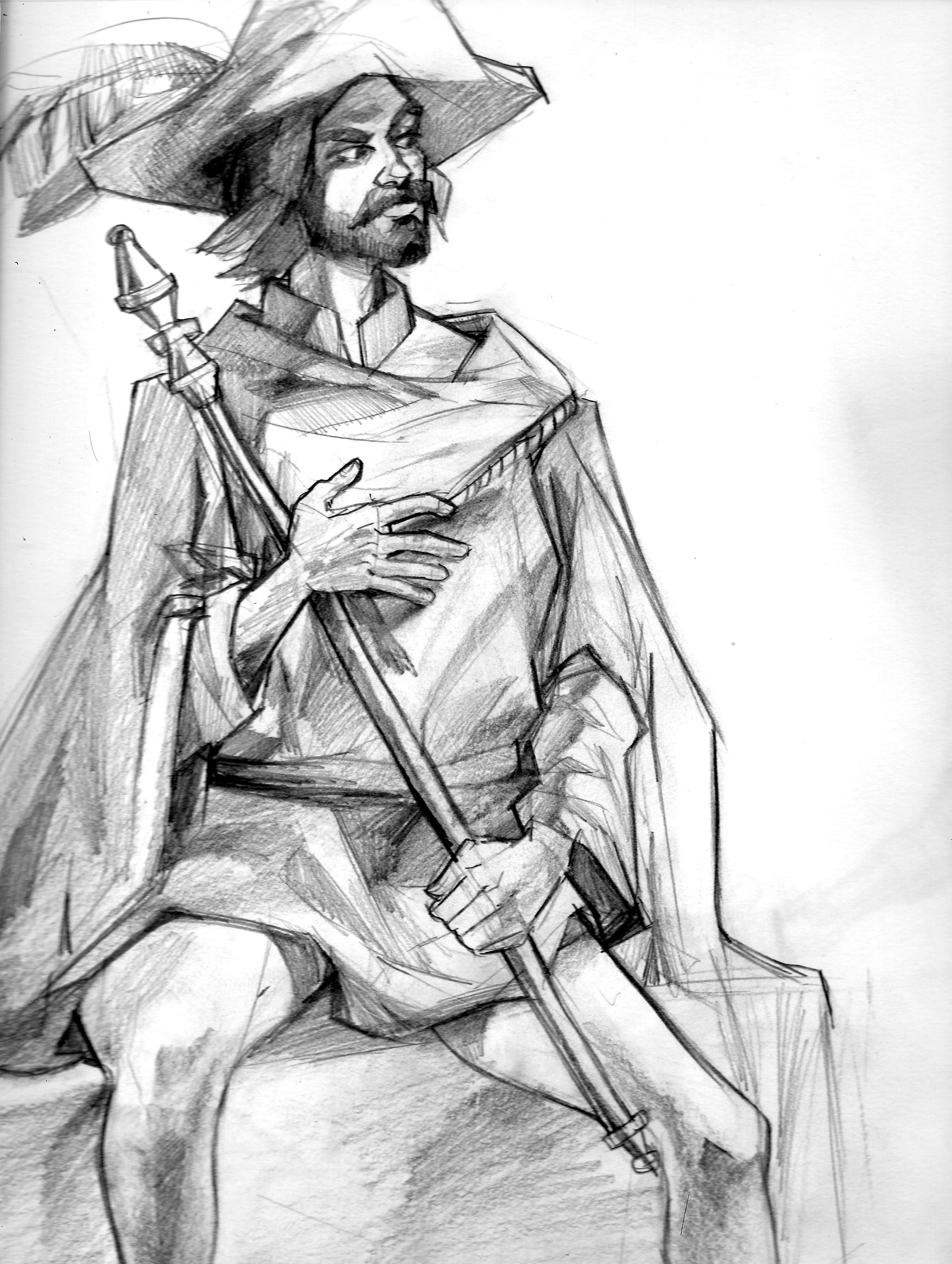 ArtStation - Character Life Drawing - Male