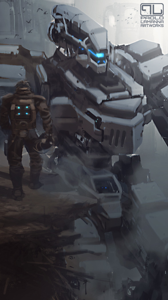 ArtStation - Ruined Mech