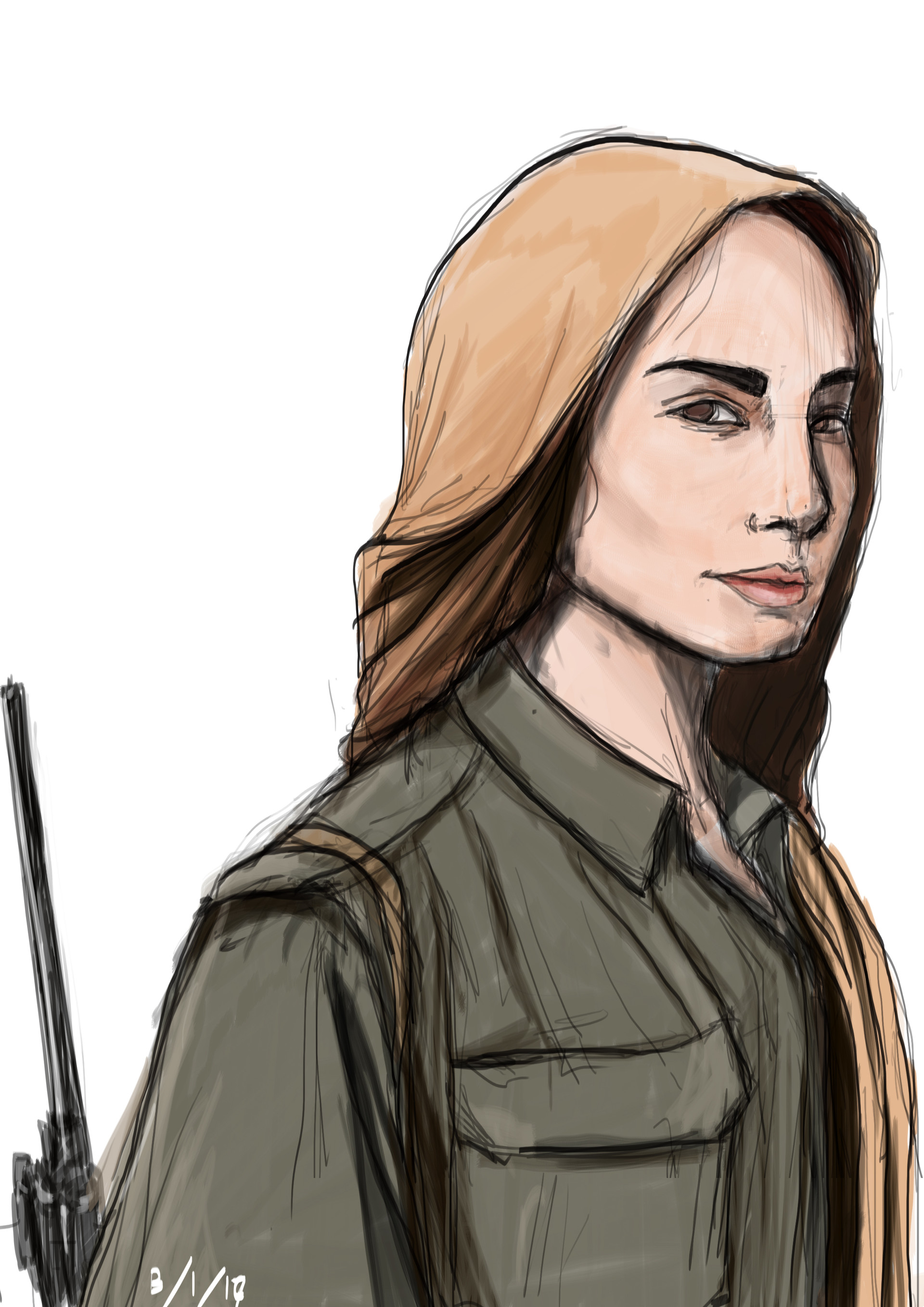 ArtStation - Muslim Woman Soldier