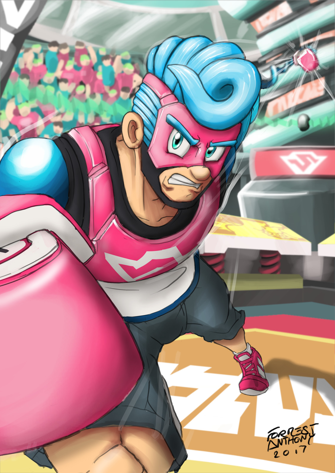 Forrest Anthony - Nintendo ARMS - Spring Man