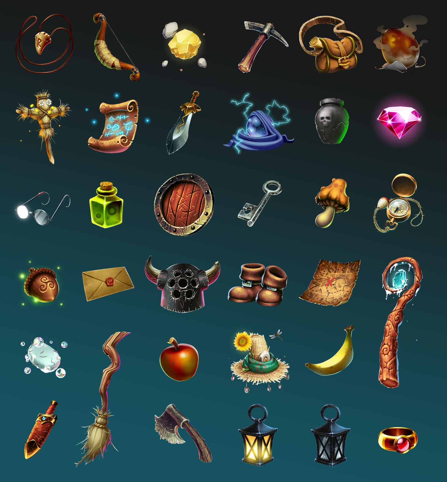 ArtStation - Set of Fantasy Loot