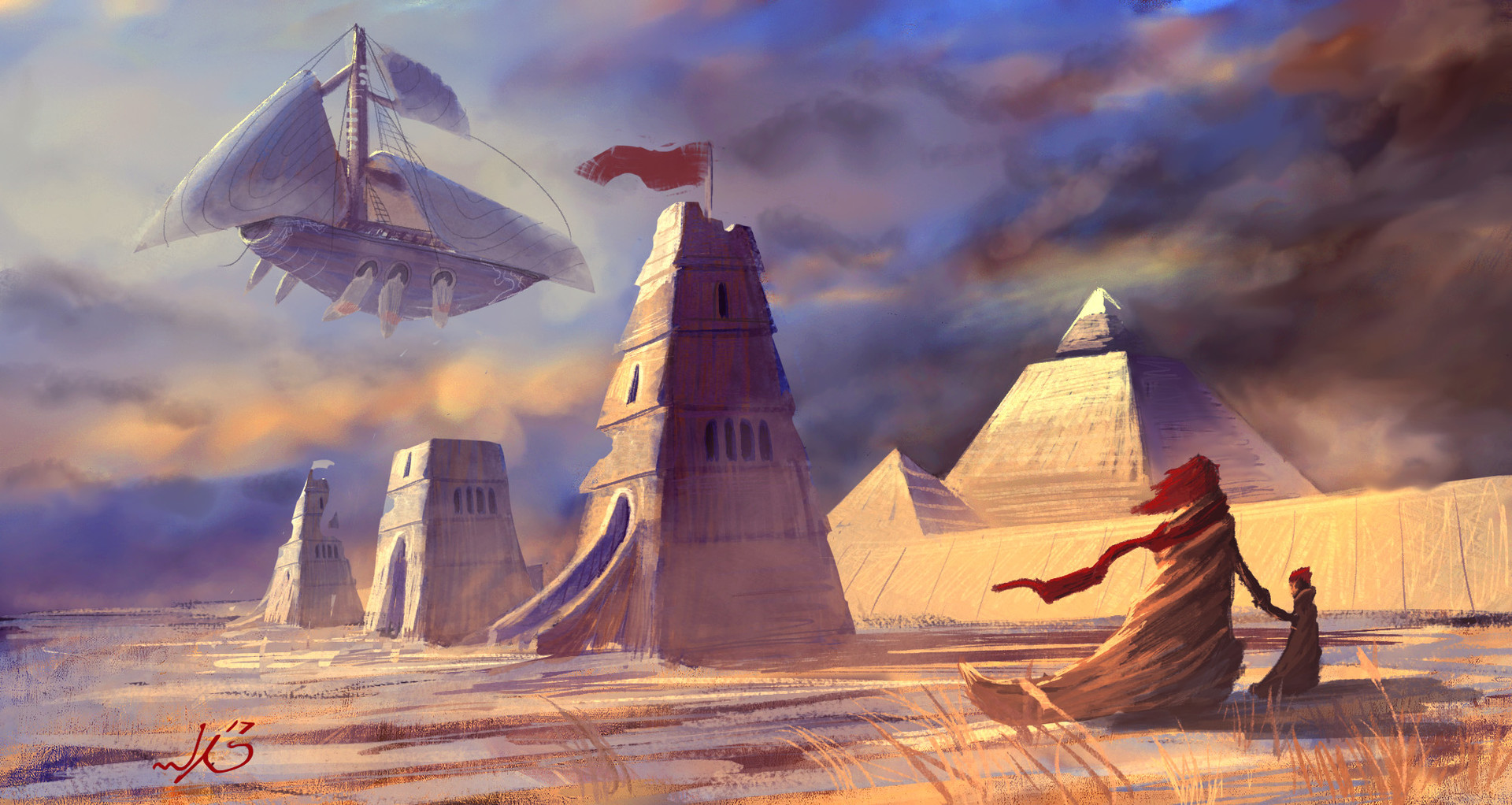 ArtStation - Pilgrims at the Gate