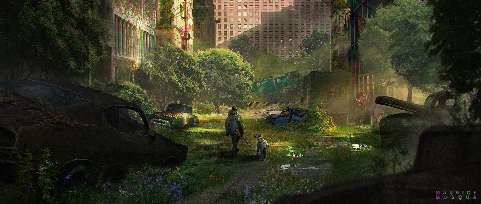 Post-apocalyptic River by Leo Nuutinen : ImaginaryWastelands