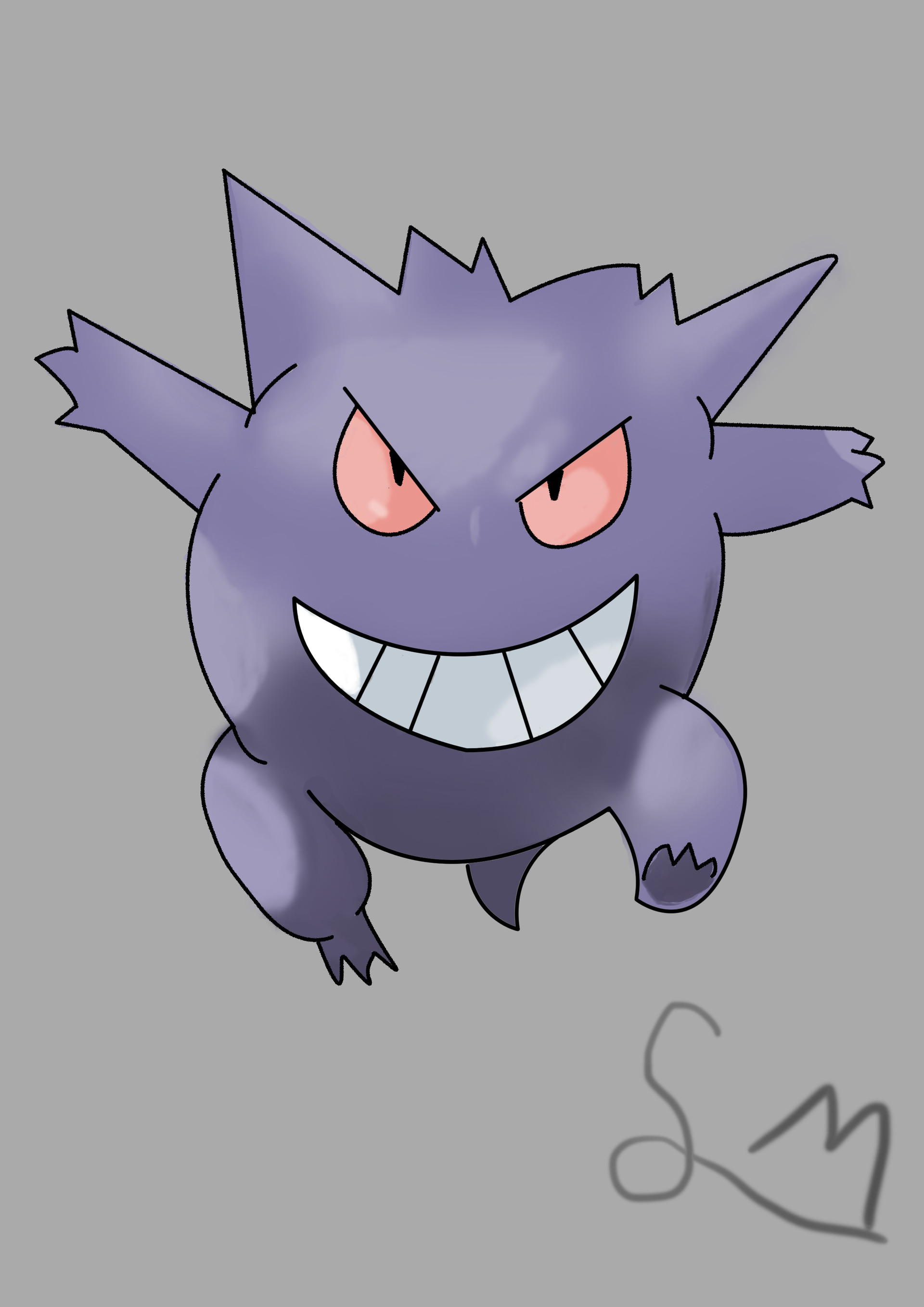 ArtStation - first art (gengar)