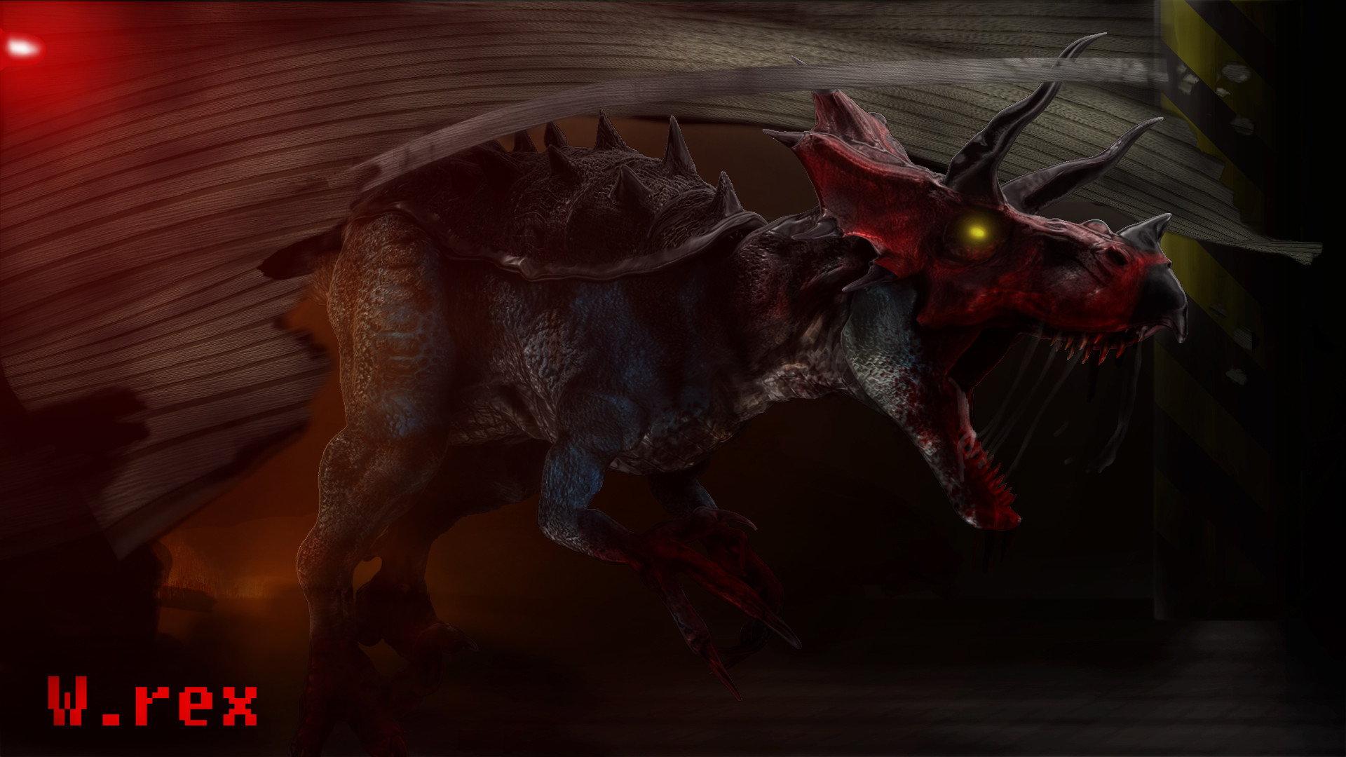 ArtStation - Ultimasaurus 3d jurassic park chaos effect