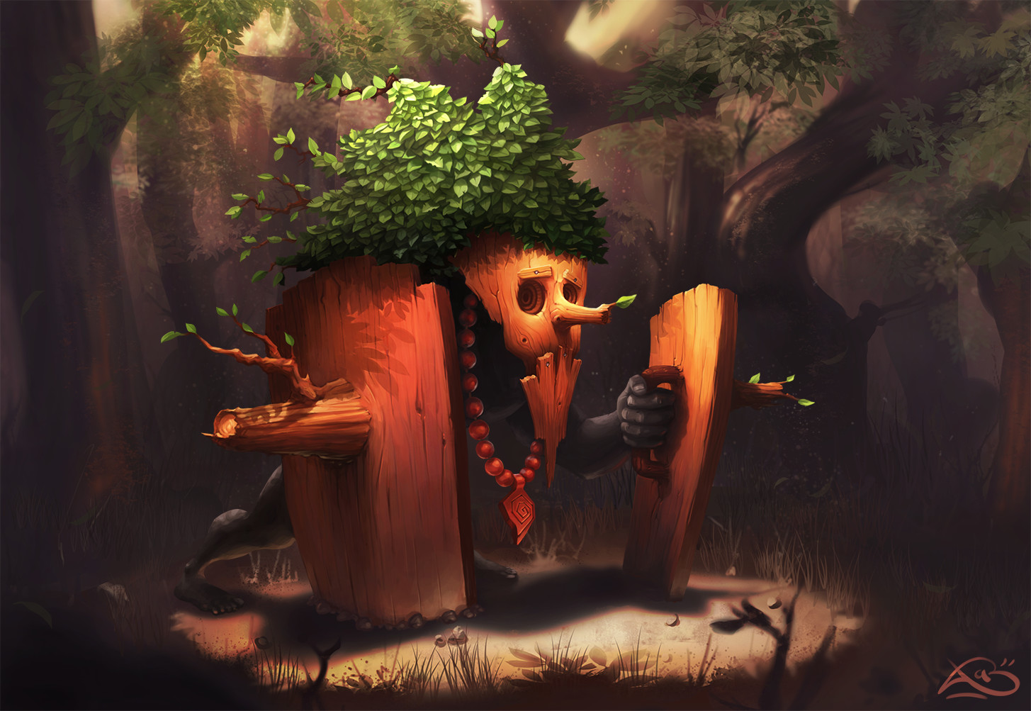 ArtStation - The forest guardian