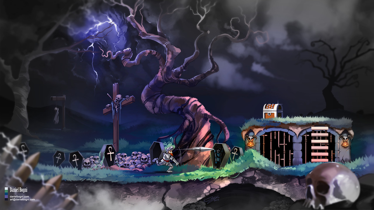 ArtStation - Super Ghouls'n Ghosts - Fanart