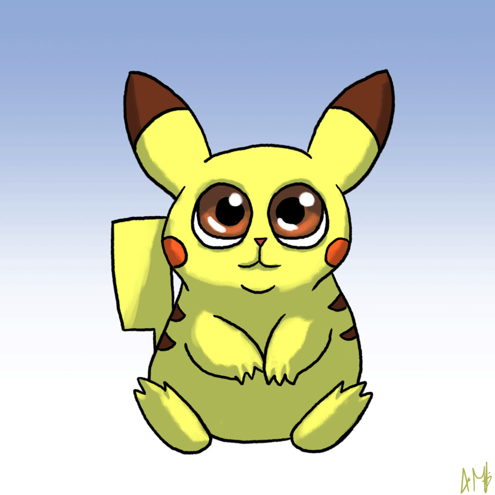 ArtStation - Pikachu Yawn