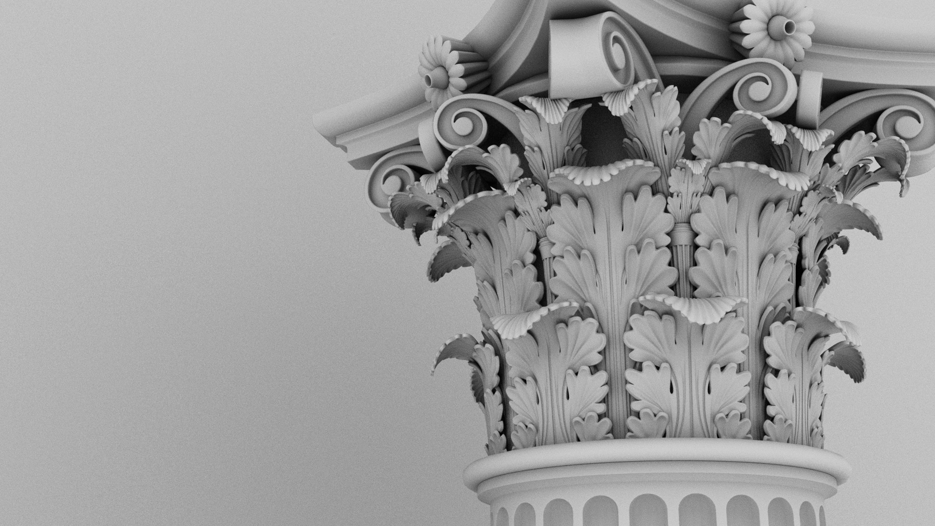 ArtStation - Corinthian Capital WIP