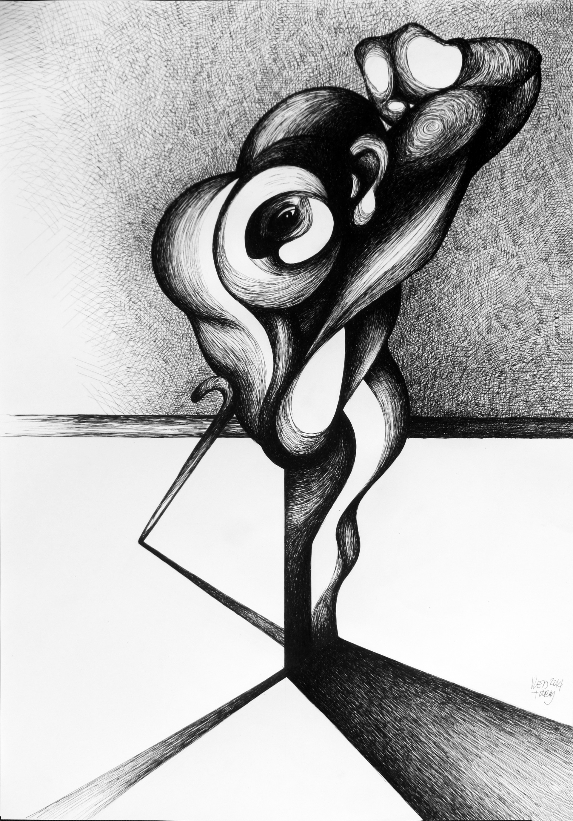 ArtStation - A hovering figure