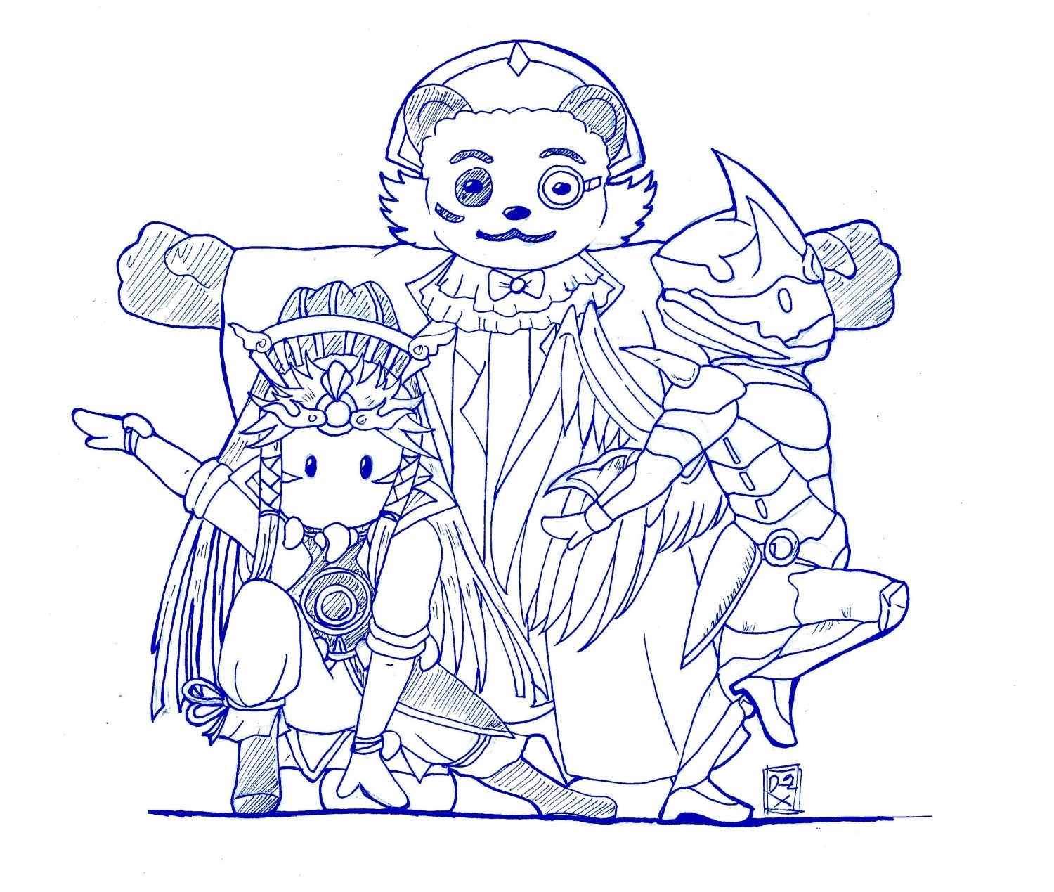 ArtStation - We are trinity dragon