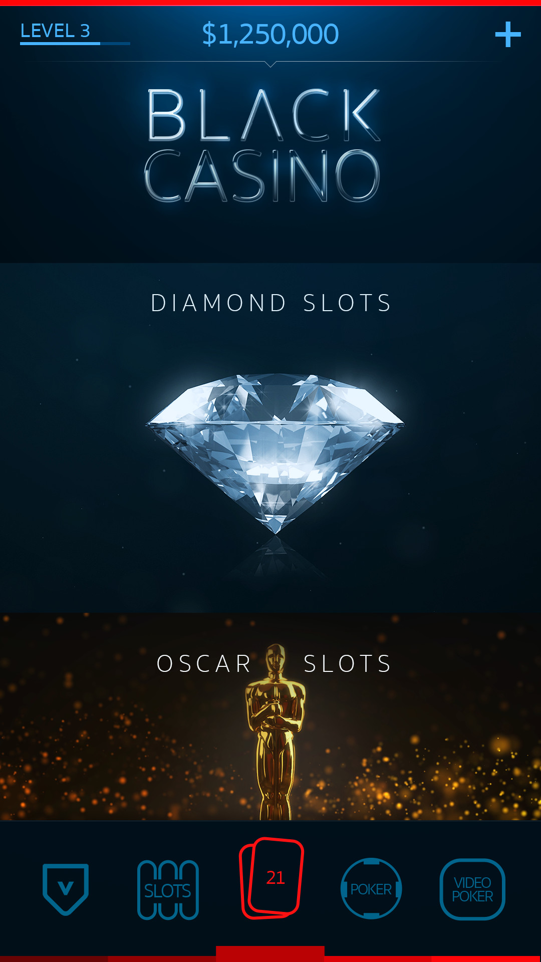 ArtStation - Mobile Social Casino Lobby Concept