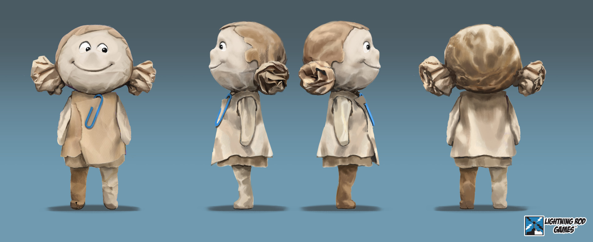 ArtStation - A Fold Apart - Paper Girl