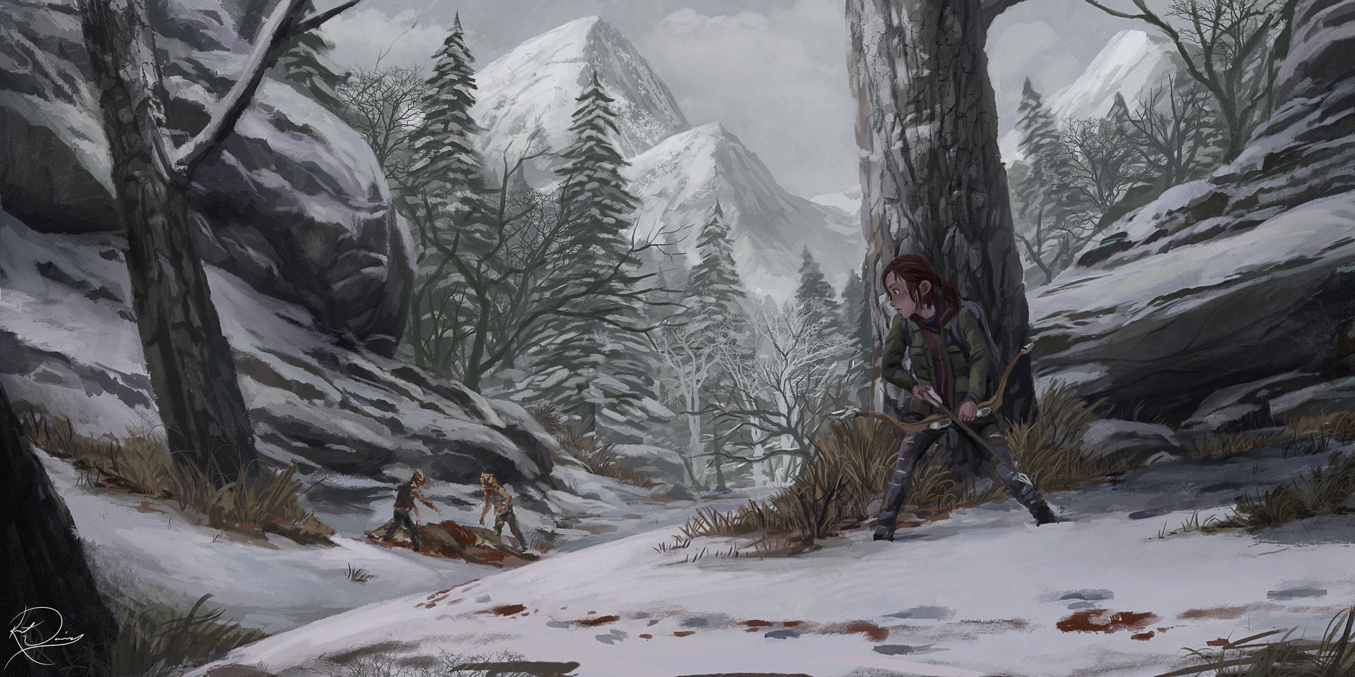 ArtStation - Ellie Hunting