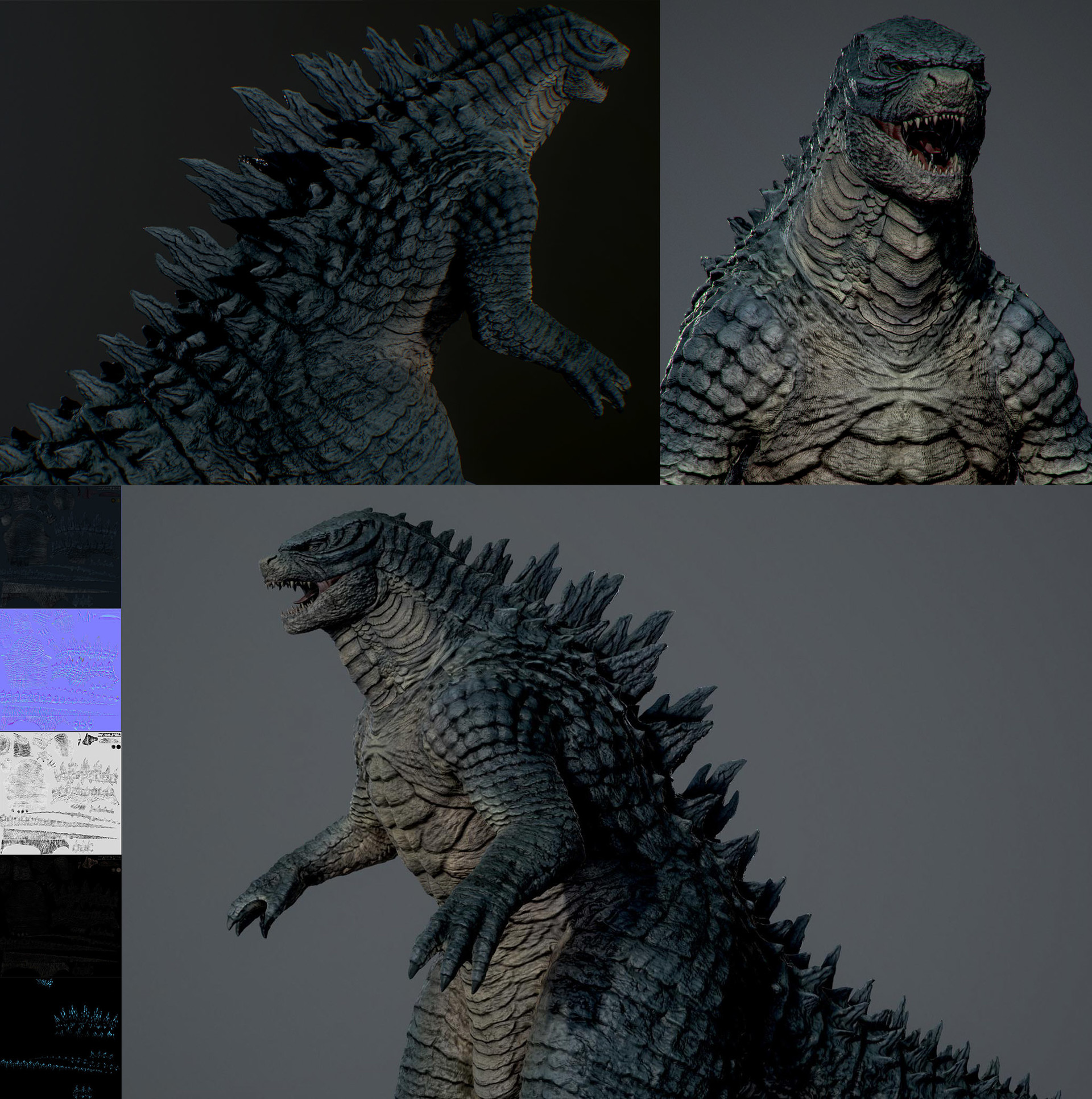 LIN WANG - Legendary Goji / 3D fan art work