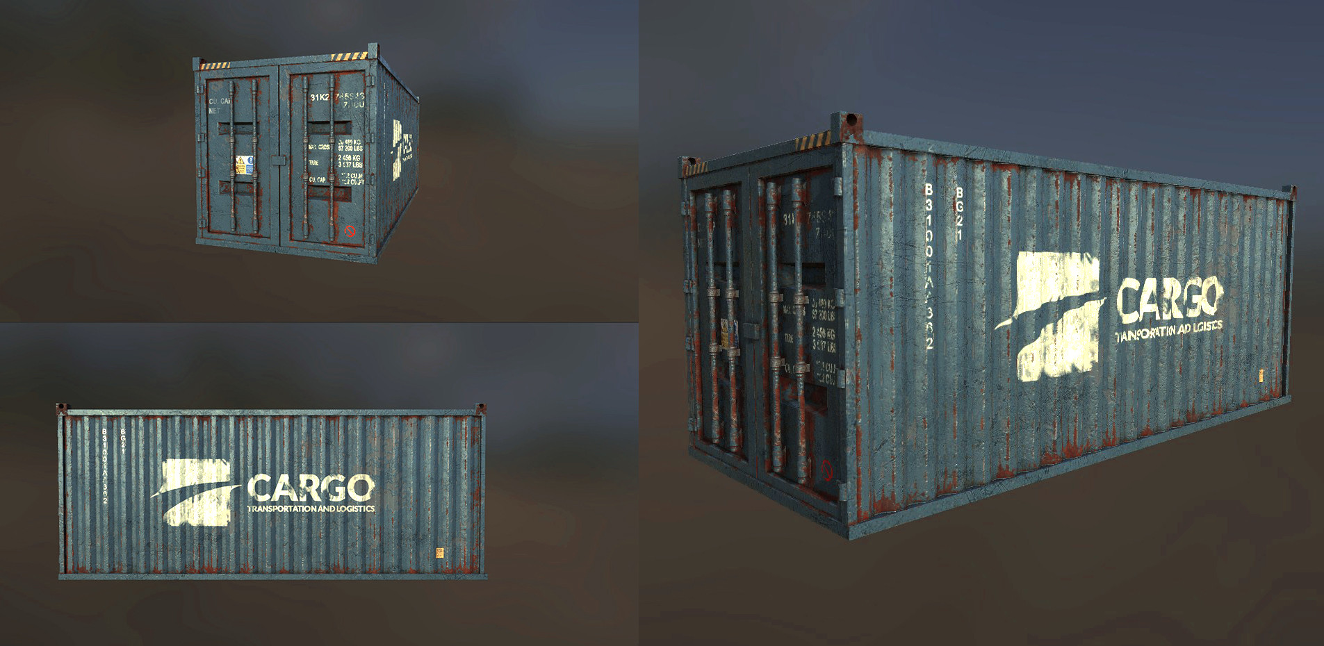 ArtStation - Shipping container