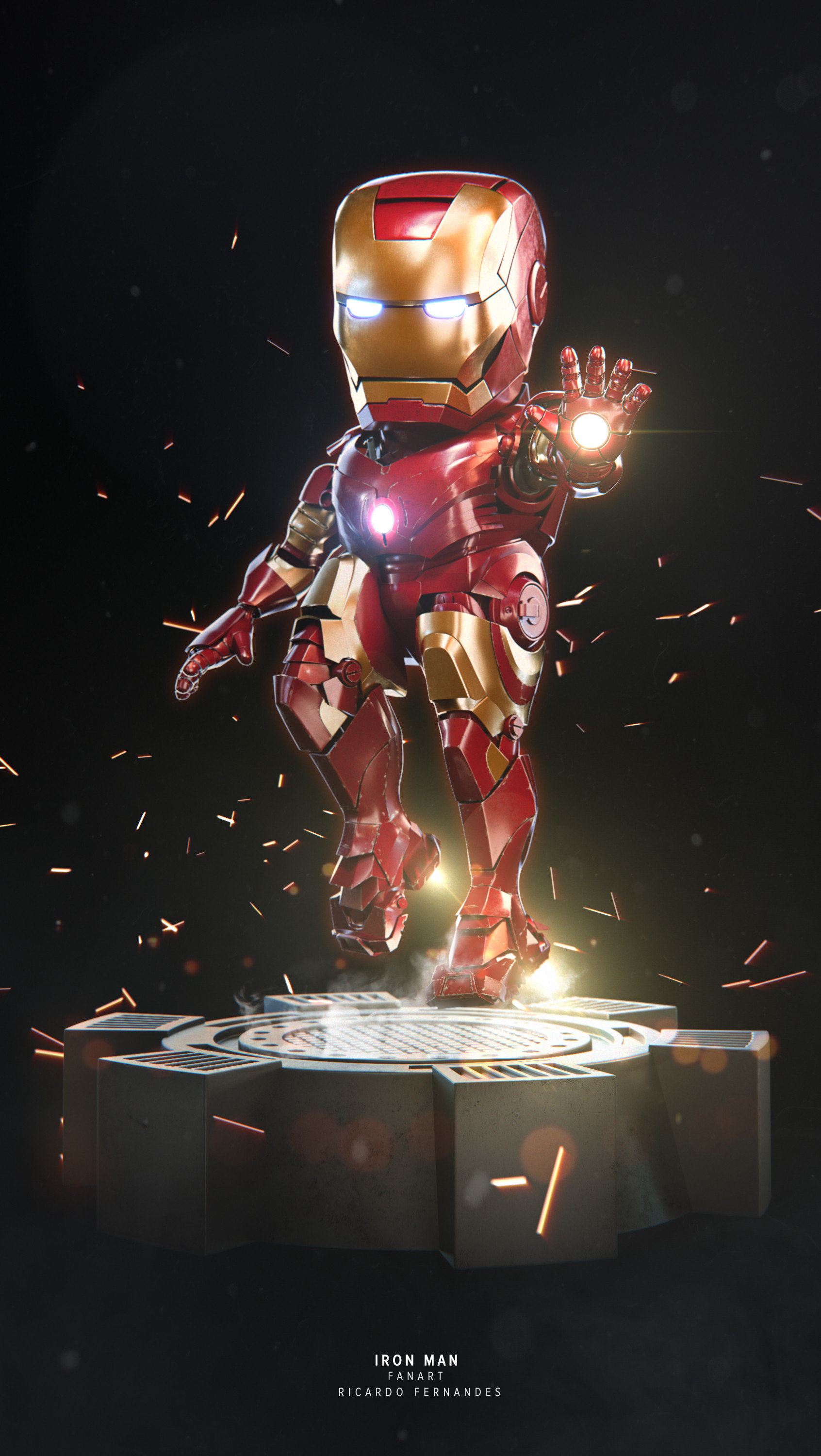 ArtStation - IRON MAN Fan art
