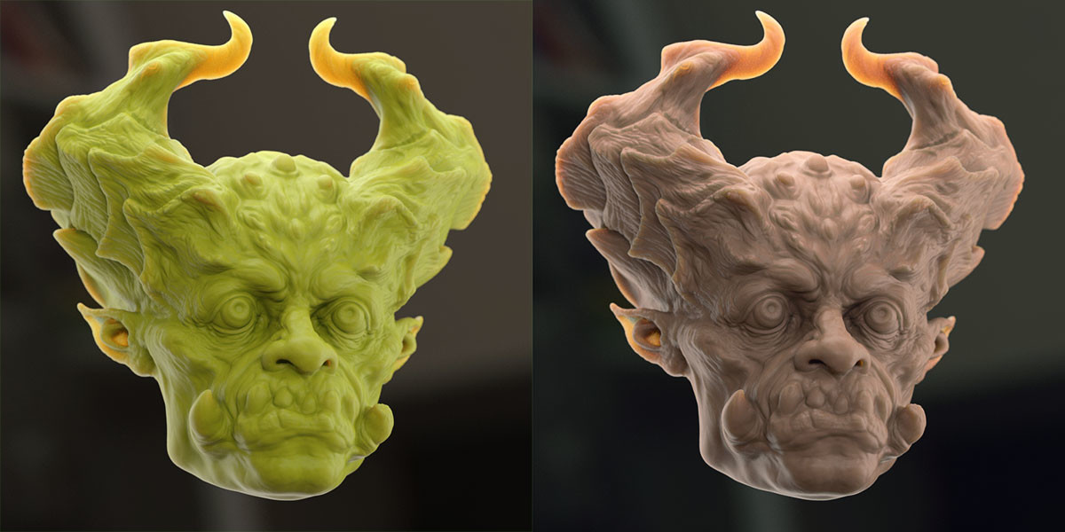 ArtStation - Demon Face, Vinicius Villela