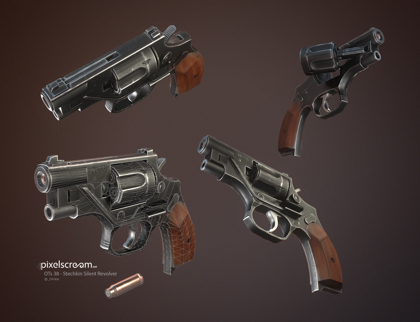 Dickie McCarthy - OTs-38 Stechkin silent revolver