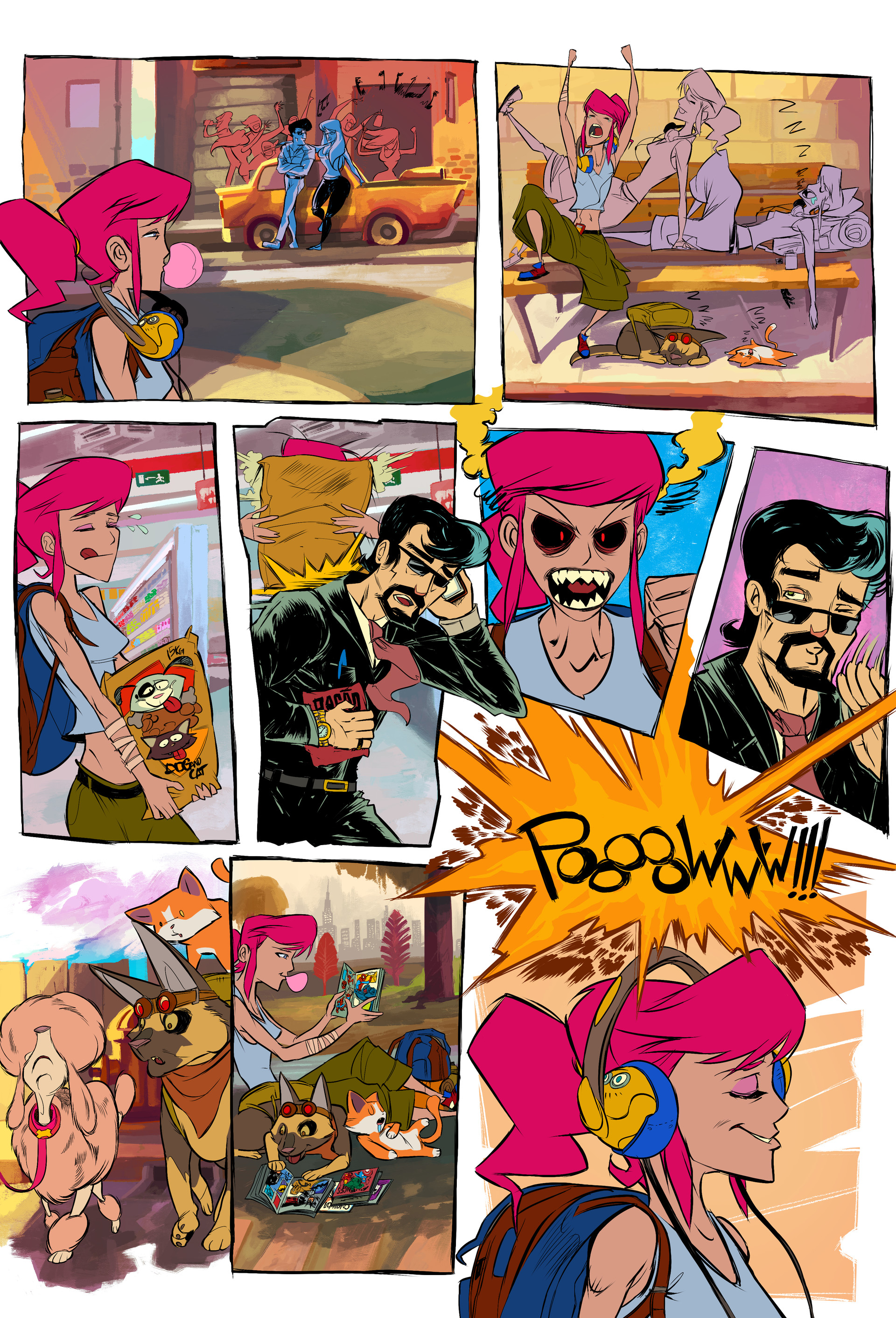 GEORGE WOLF - PUNK (Comics)