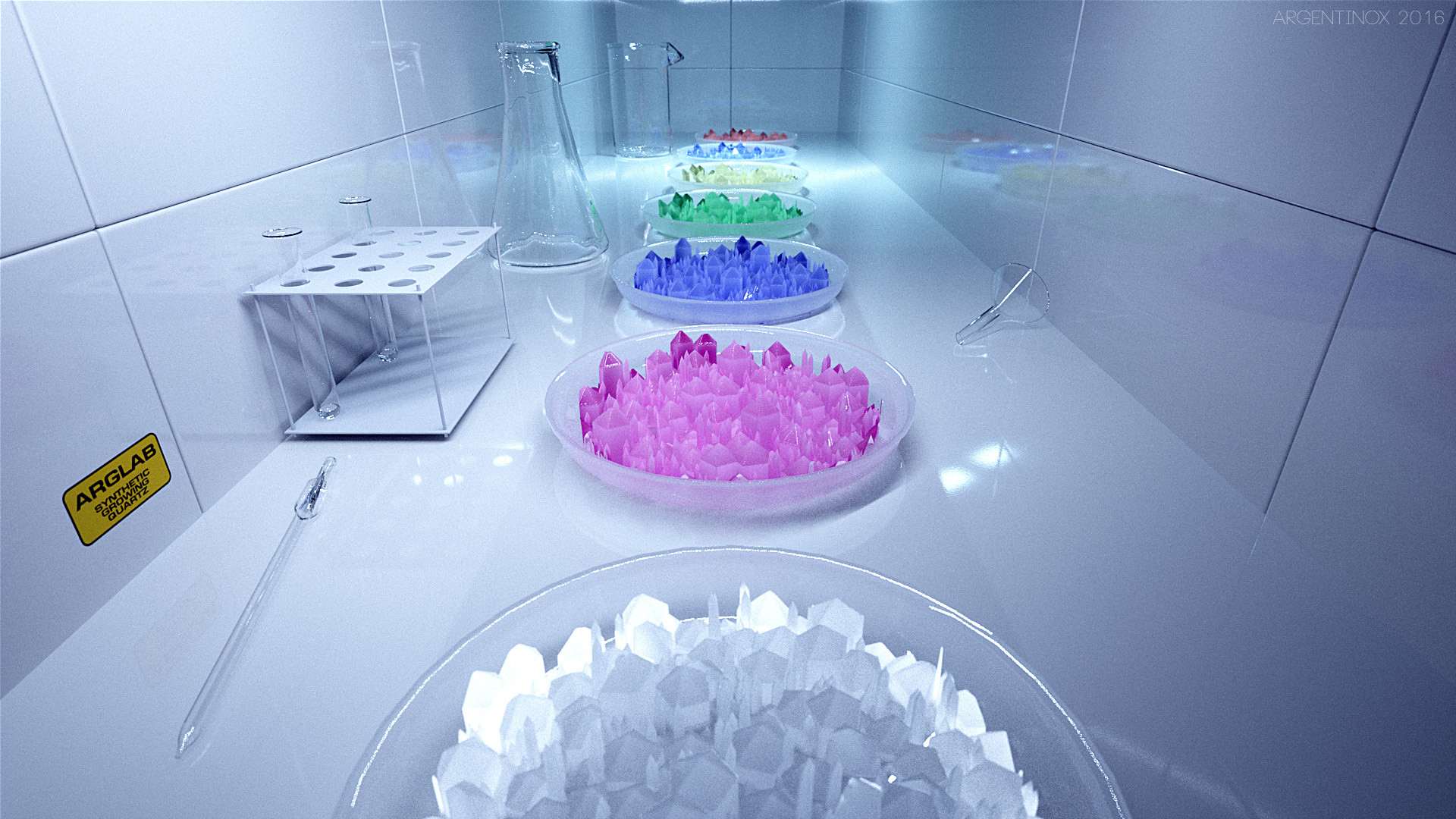 ArtStation - Synthetic Growing Quartz