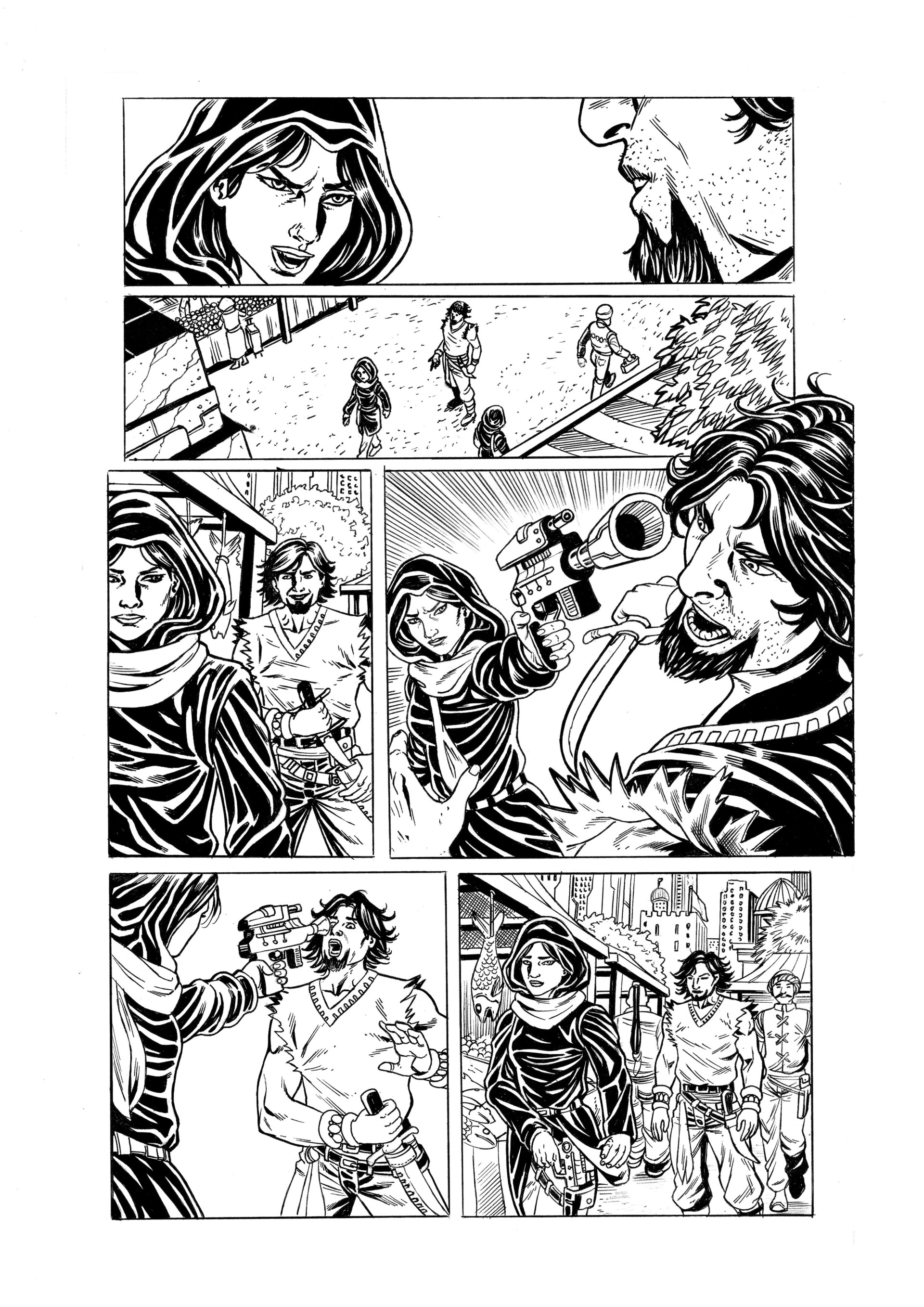 ArtStation - Page 3 IRIS comic book