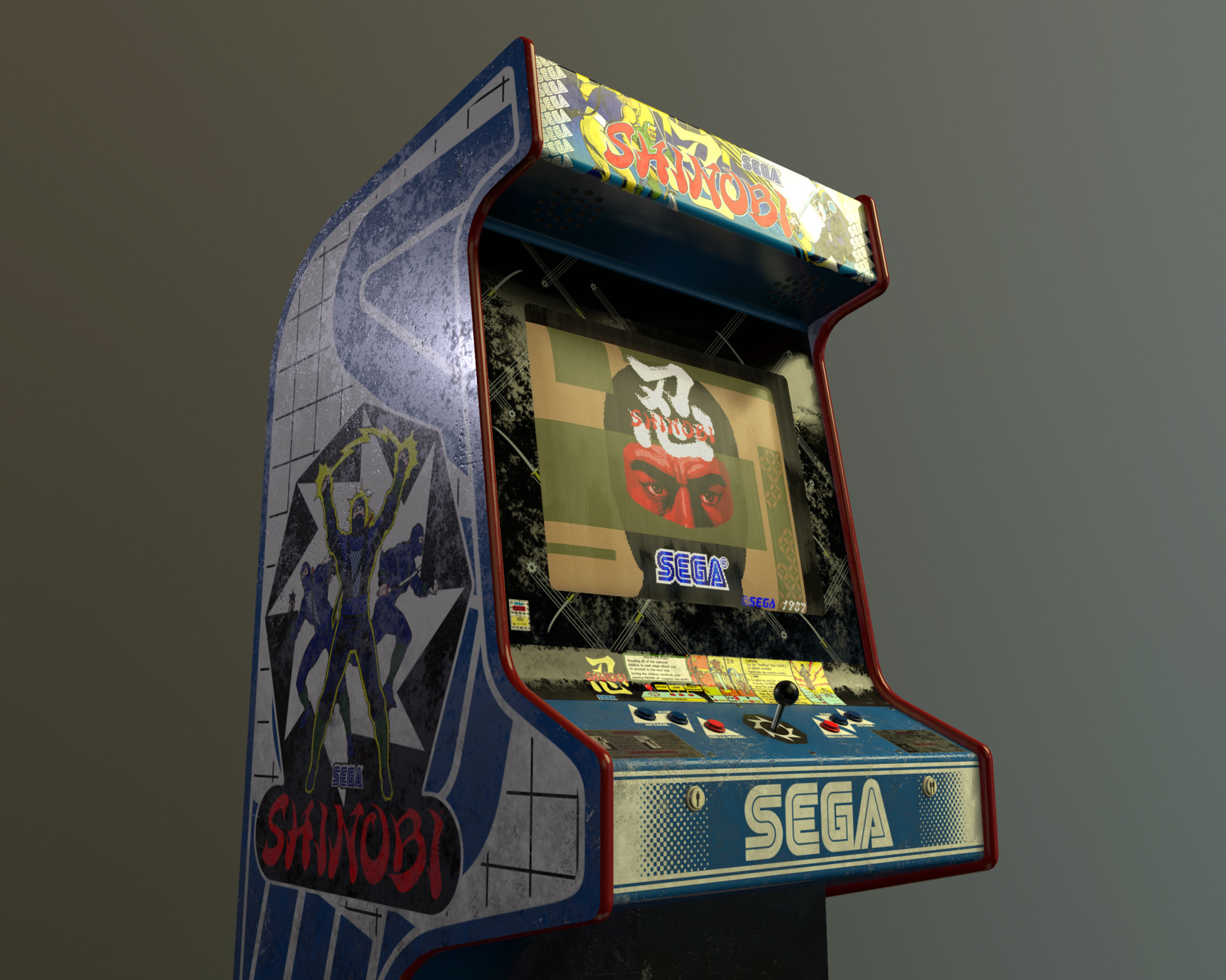 Alan Mealor - Shinobi Arcade Cabinet, (UPDATED)